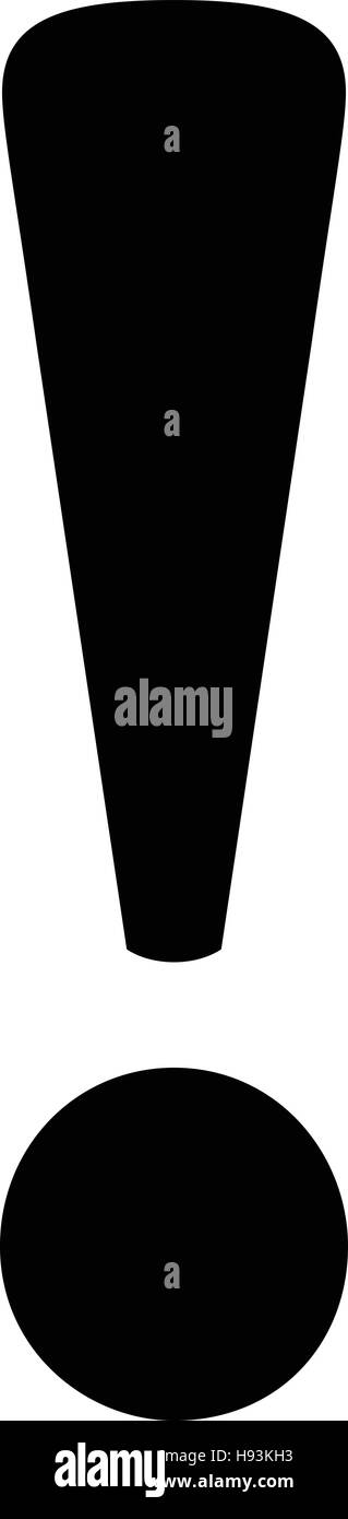 Exclamation Point Icon Stock Vector Image & Art - Alamy