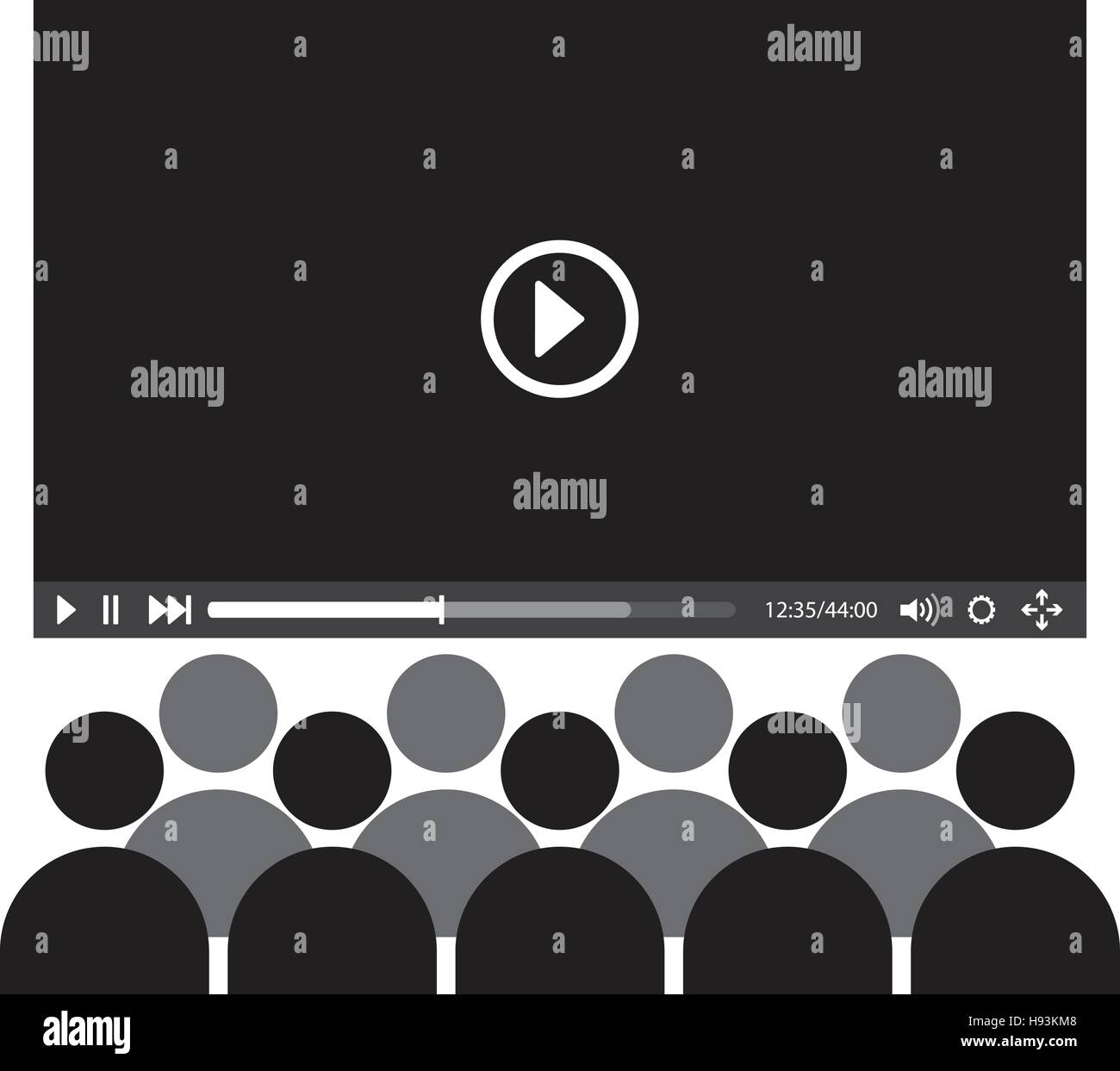 Multimedia Presentation Icon Stock Vector Image & Art - Alamy