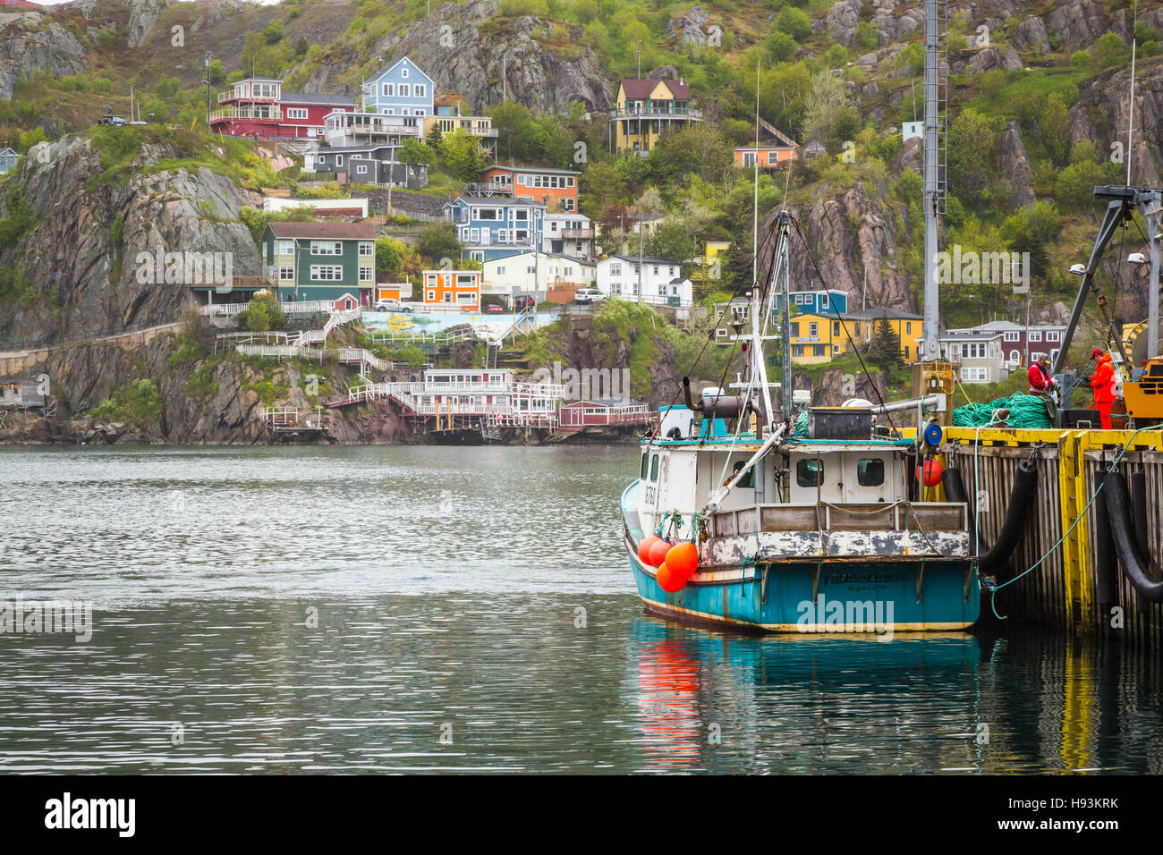 The fishing village near St. John's, Newfoundland and Labrador, Canada ...