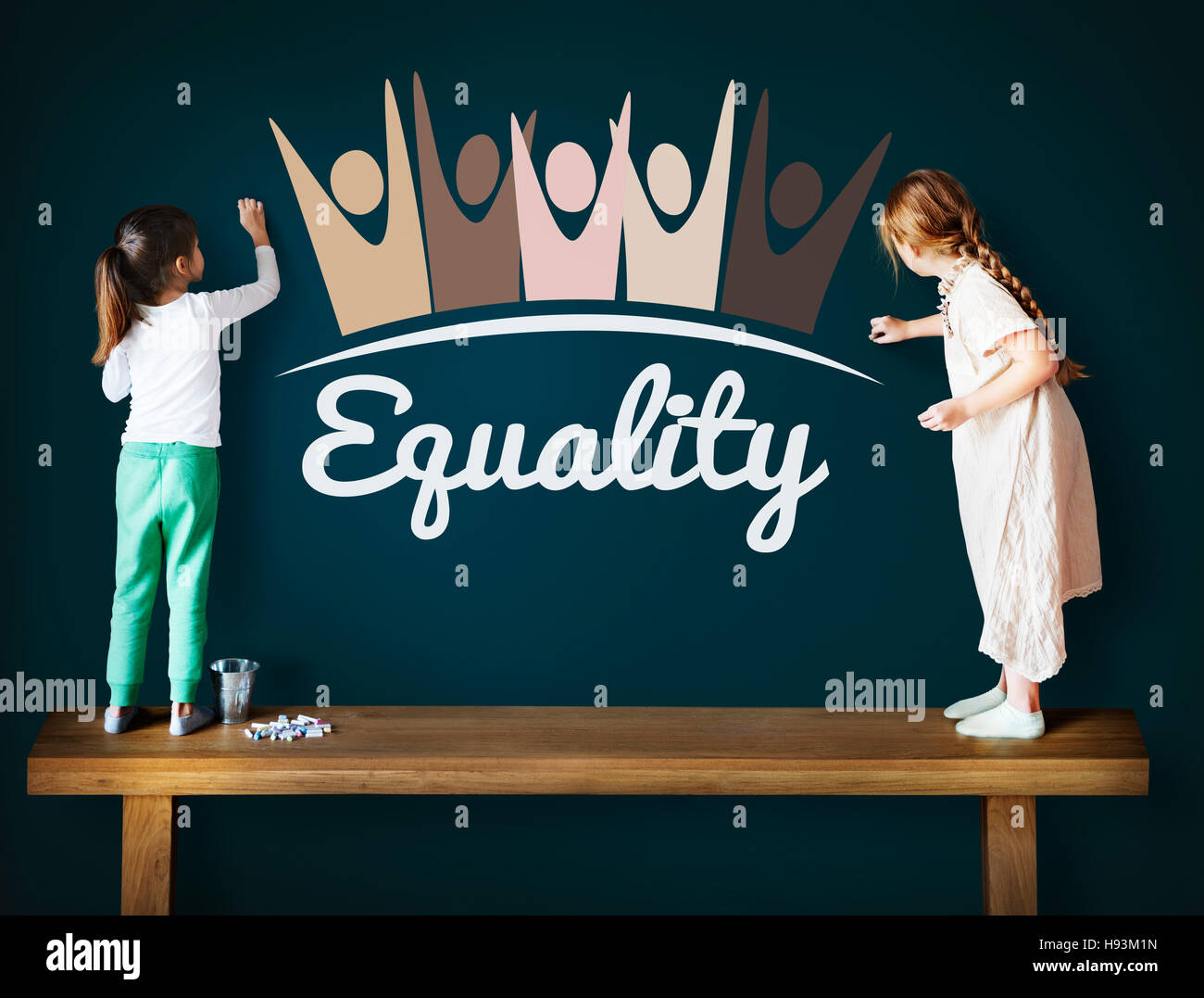 Equality Fairness Fundamental Rights Racist Discrimination Concept ...
