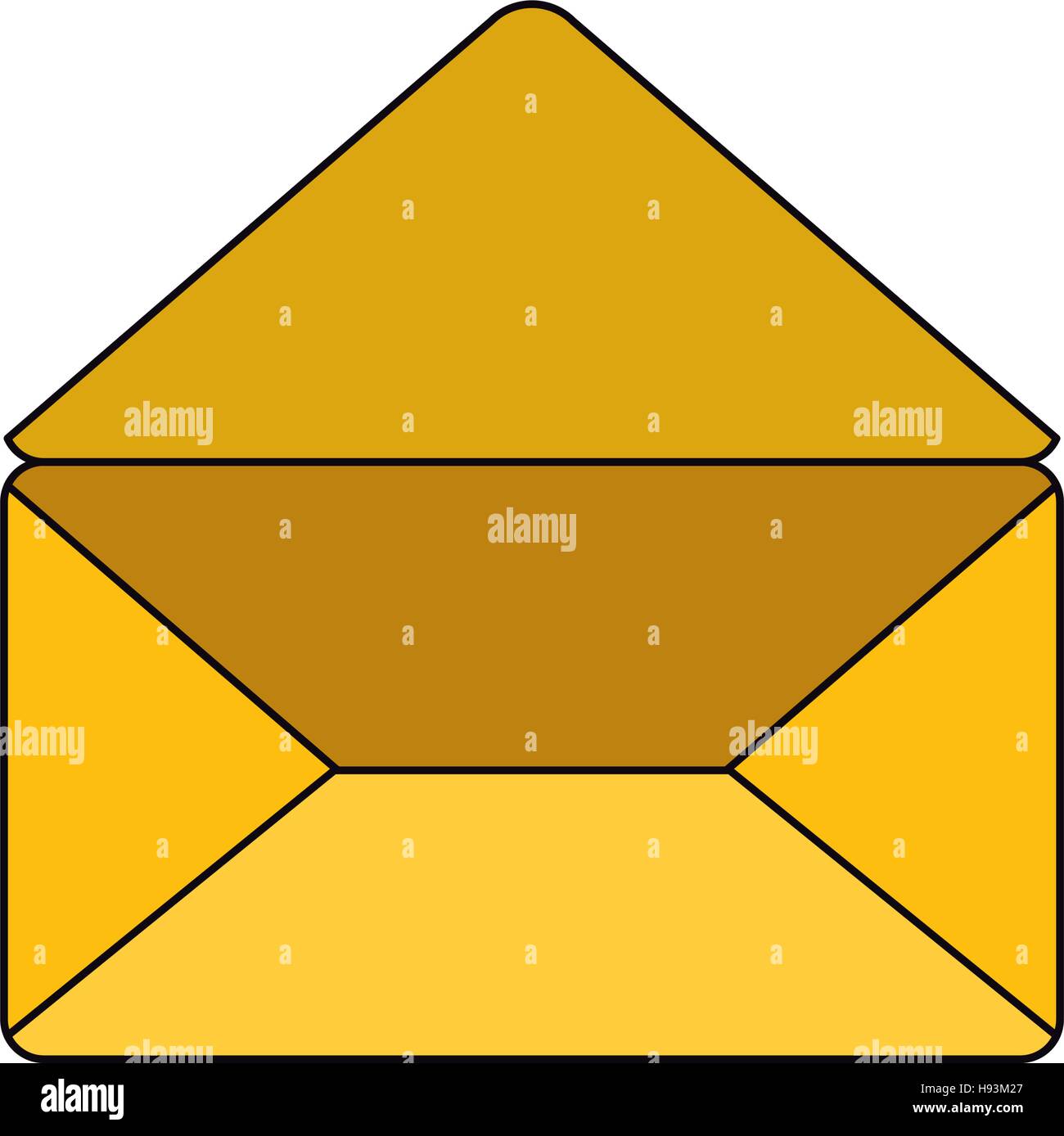 Envelope icon. email mail message letter and marketing theme. Isolated ...