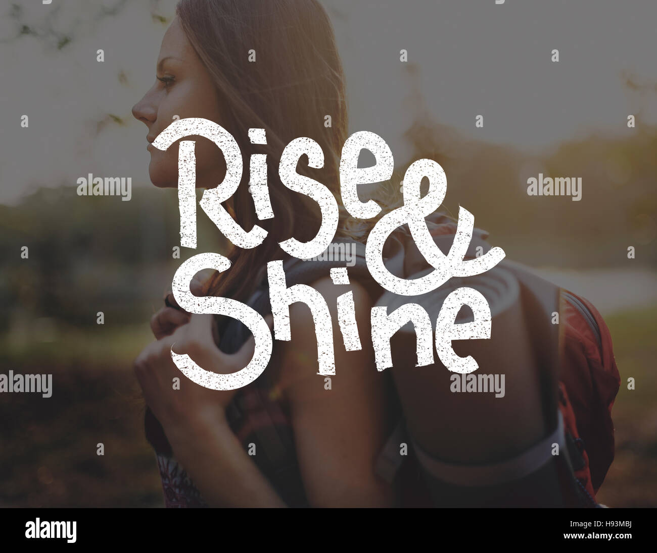 Rise Shine Development Improvement Success Concept Stock Photo - Alamy