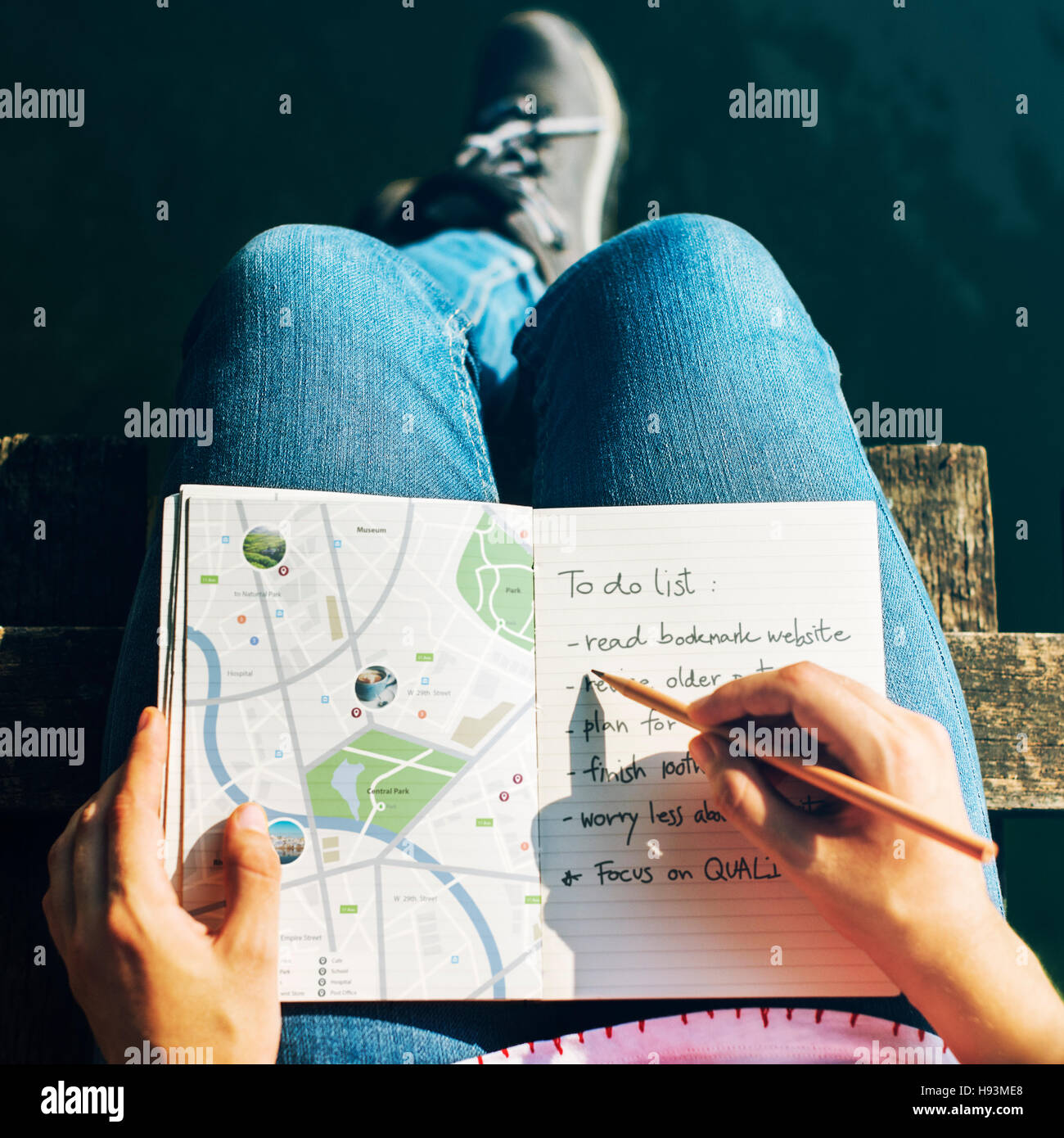 Map Direction Journey Wanderlust Explore Route Concept Stock Photo - Alamy