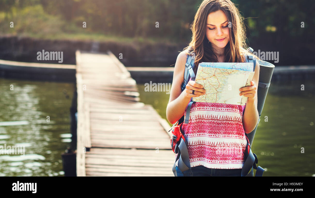 Map Direction Journey Wanderlust Explore Route Concept Stock Photo - Alamy