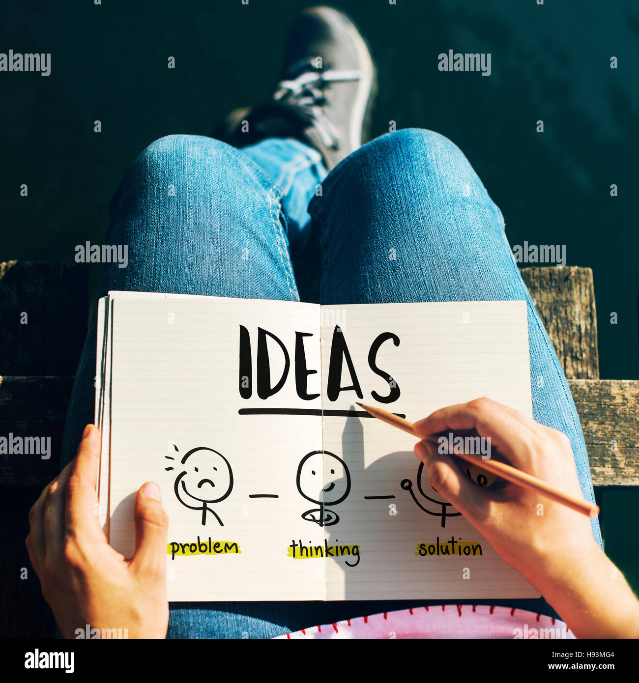 Ideas Creative Thinking People Graphic Concept Stock Photo - Alamy