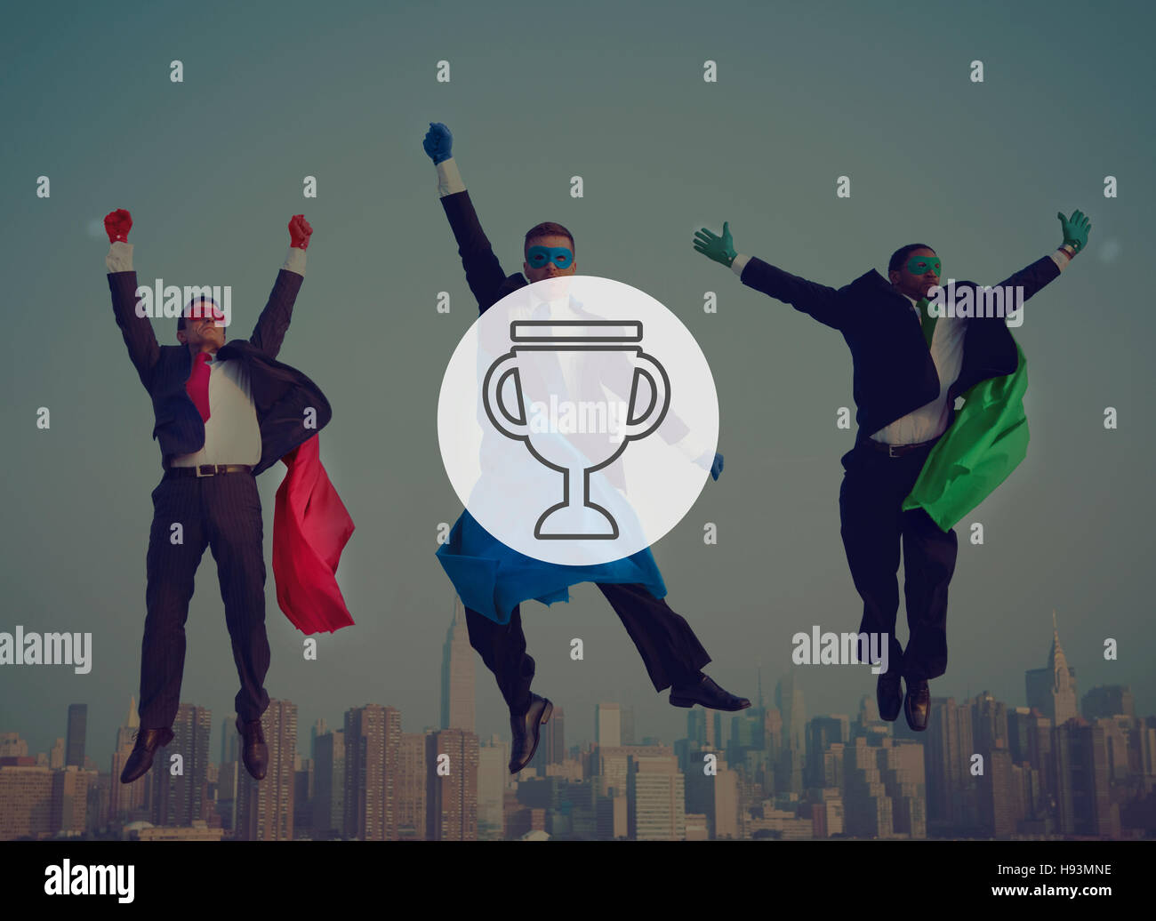 Trophy Reward Prize VIctory Success Achievement Concept Stock Photo - Alamy