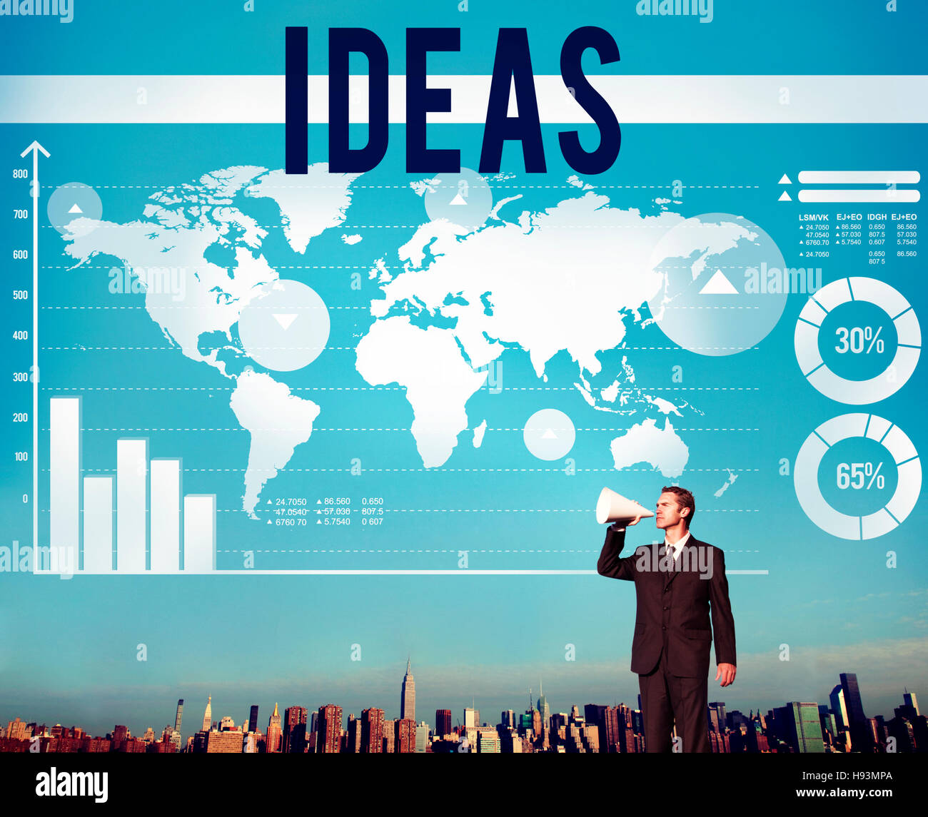 Ideas Inspiration Creativity Plan Vision Concept Stock Photo - Alamy