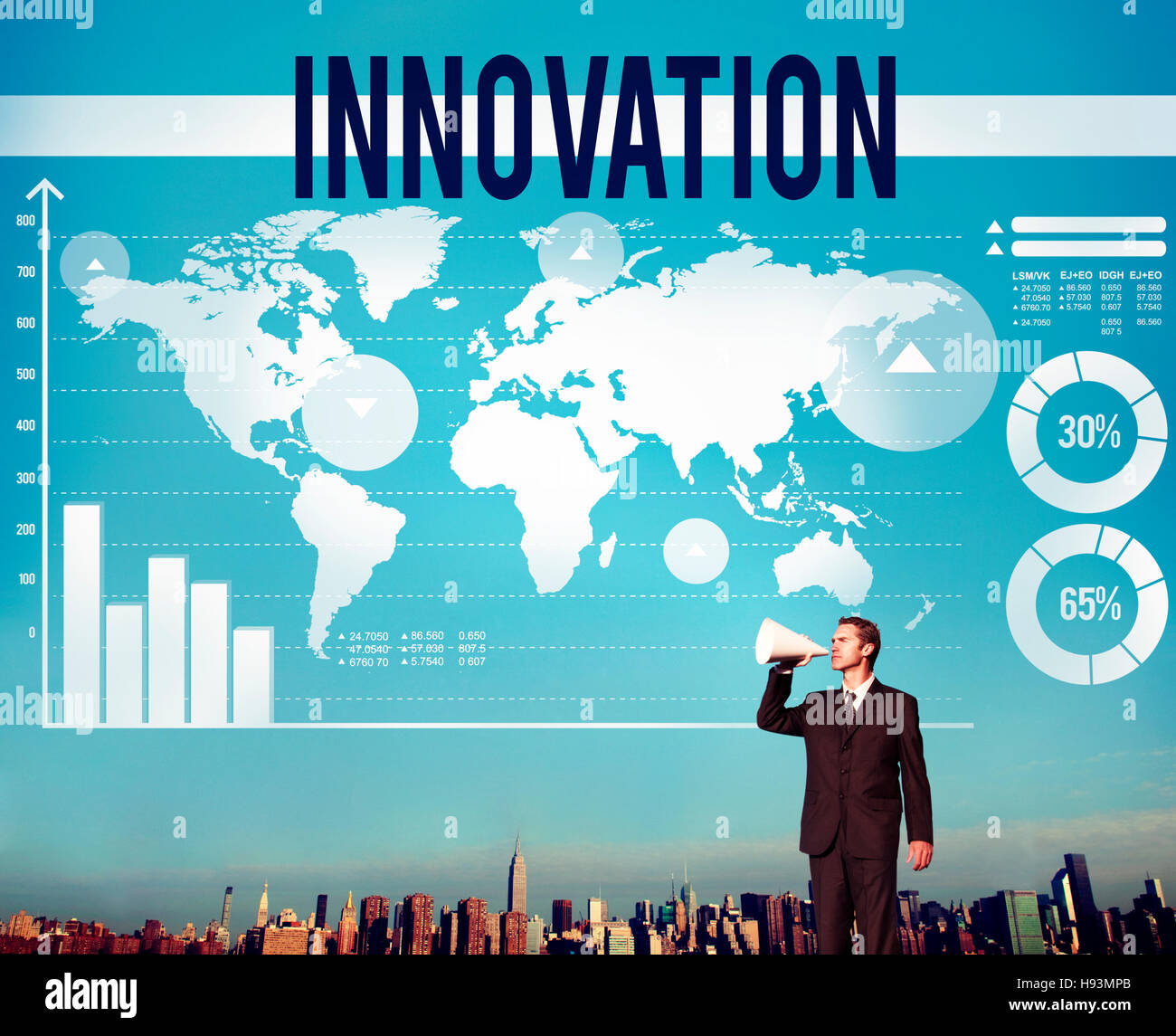Innovation Creativity Ideas Invention Mission Concept Stock Photo - Alamy