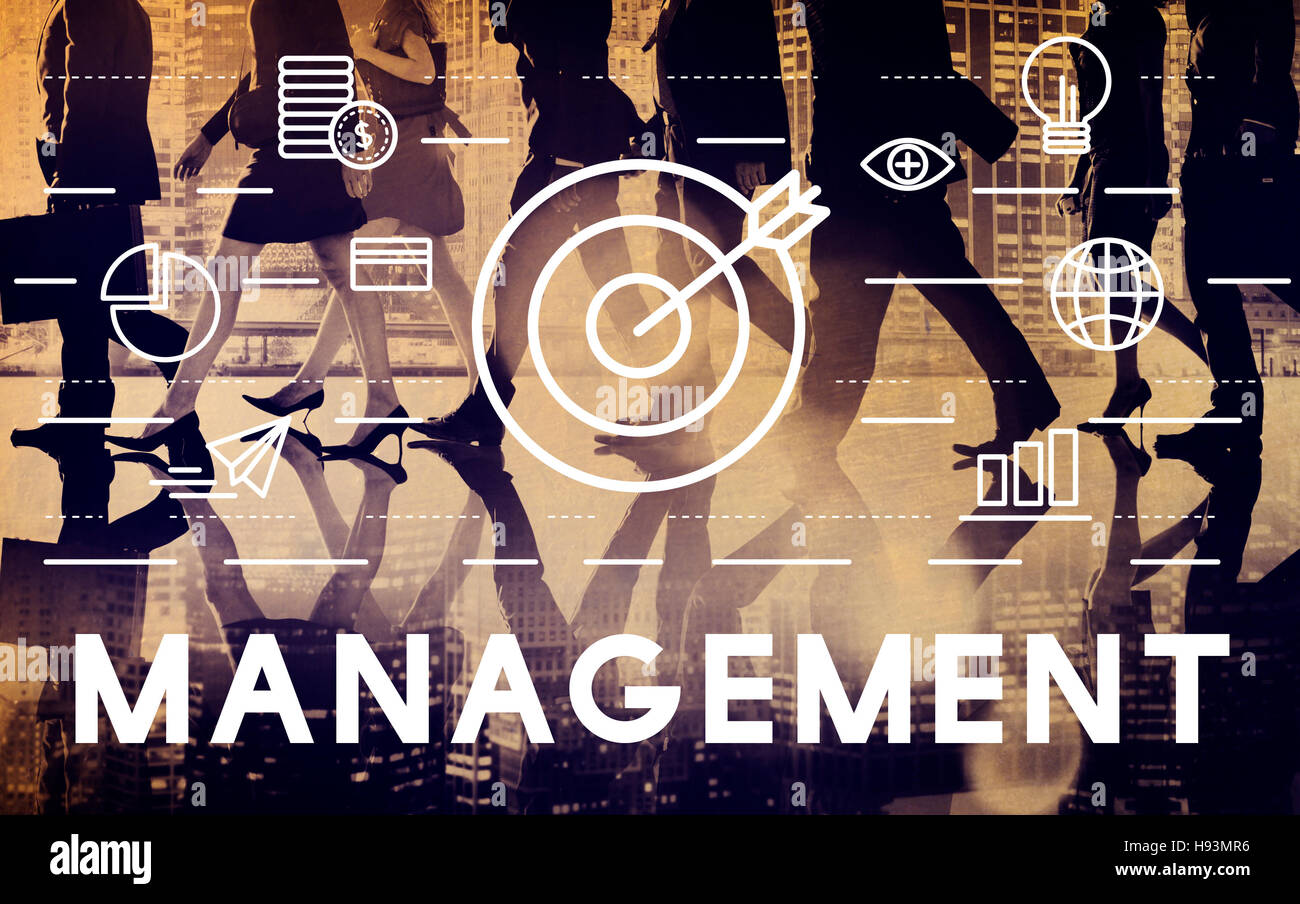 Management Organization Coordination Target Concept Stock Photo - Alamy