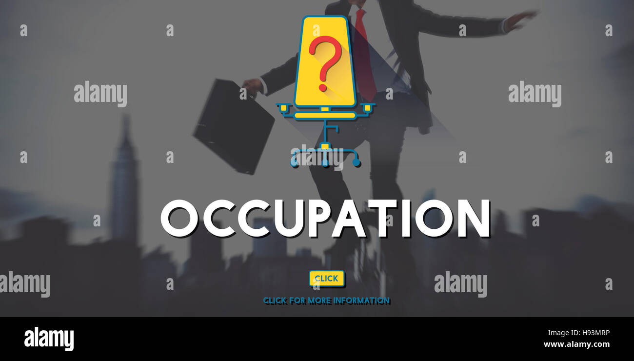 Occupation Career Job Search Position Concept Stock Photo - Alamy