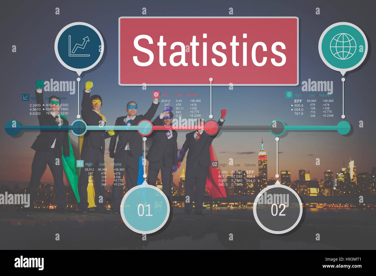 Statistics Process Efficiency Planning Research Concept Stock Photo - Alamy