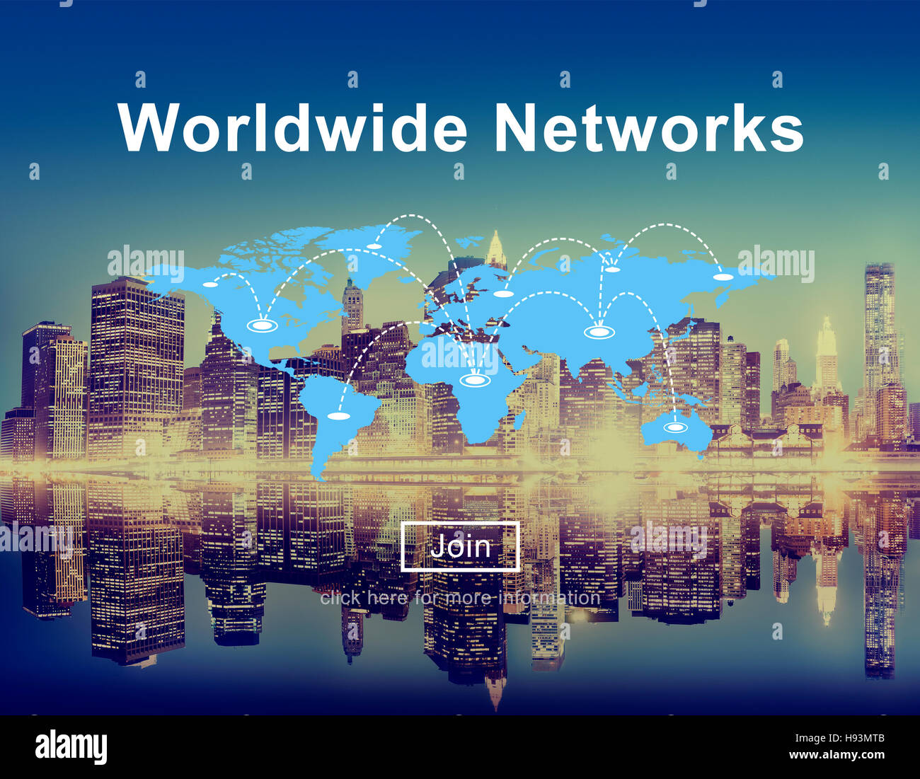 Worldwide Networks Global International Unity Concept Stock Photo - Alamy