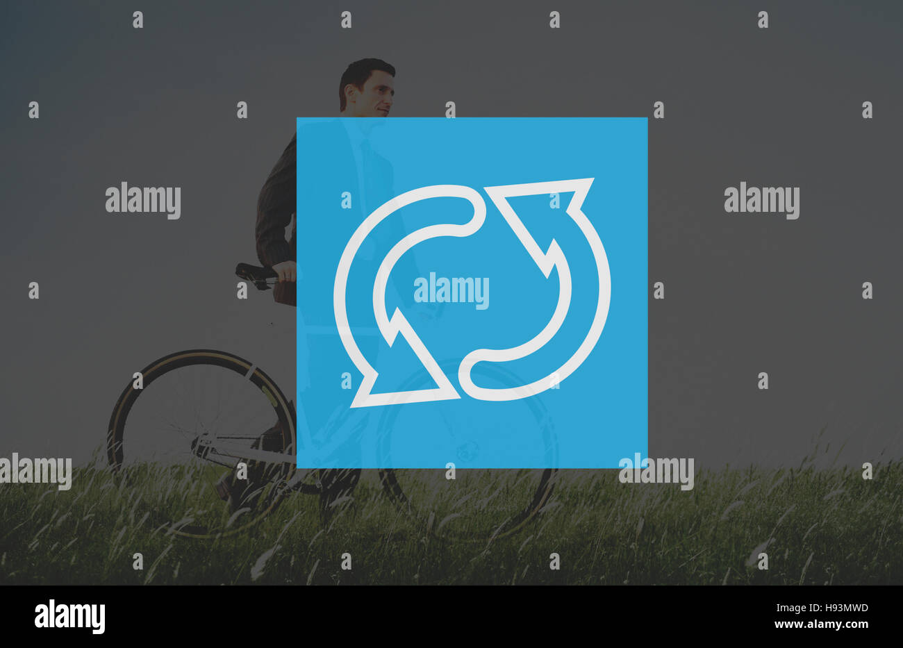 Cycle symbol hi-res stock photography and images - Alamy