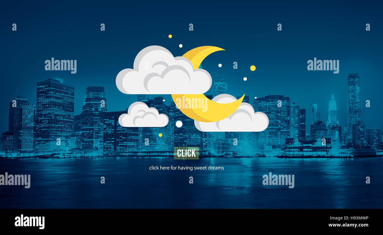 Night time clouds moon hi-res stock photography and images - Alamy