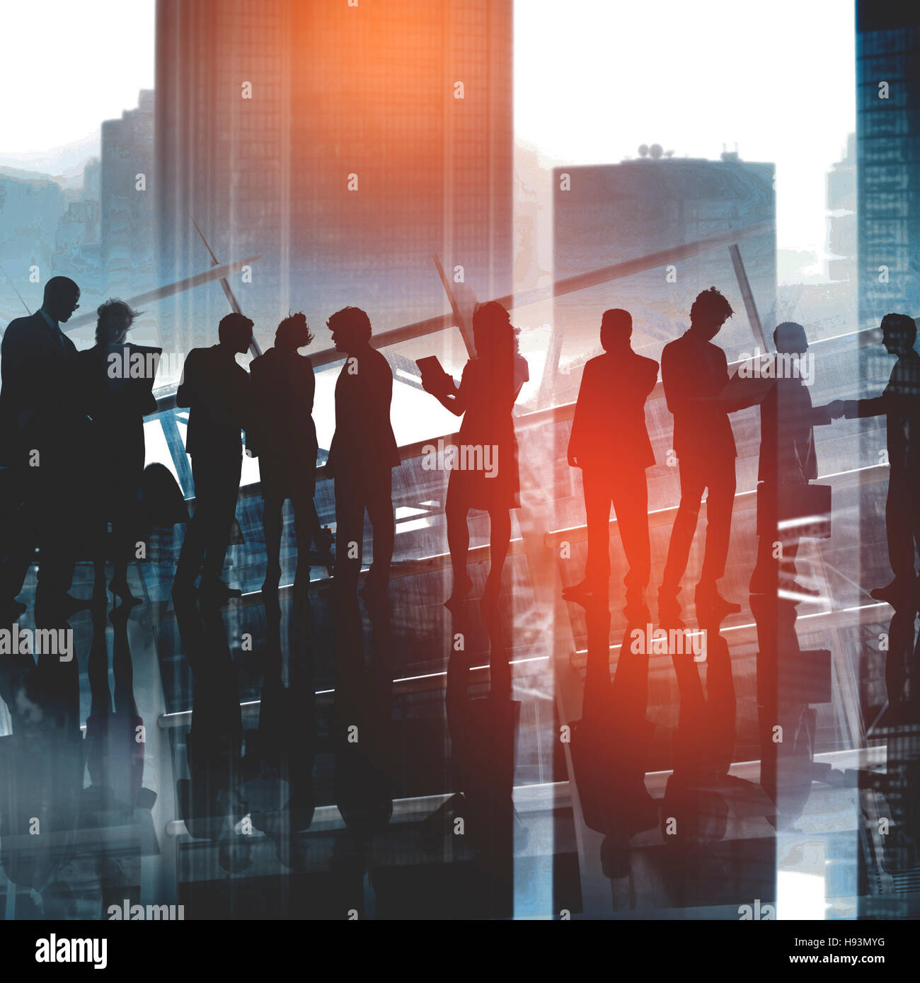 Business People Communication Planning Plan Concept Stock Photo - Alamy