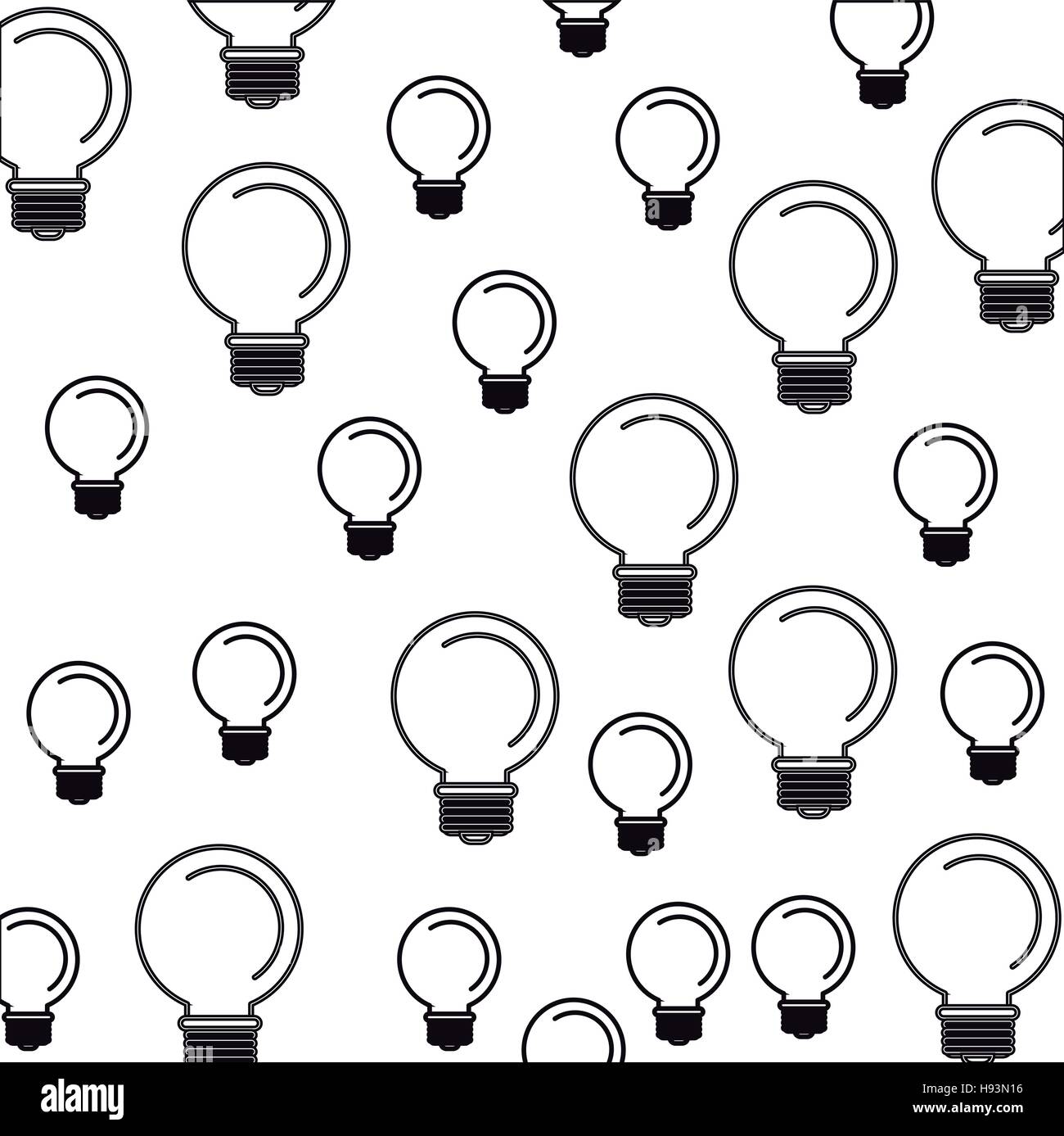 Light bulb background. Energy power technology and electricity theme ...