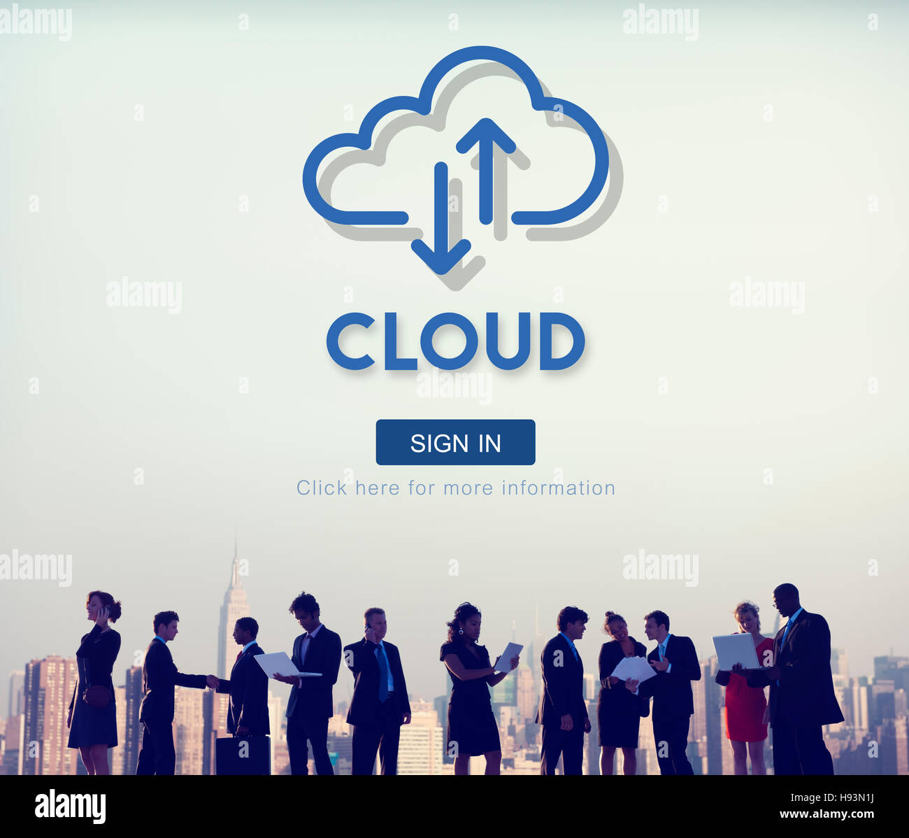 Cloud Computing Database Server Network Concept Stock Photo - Alamy