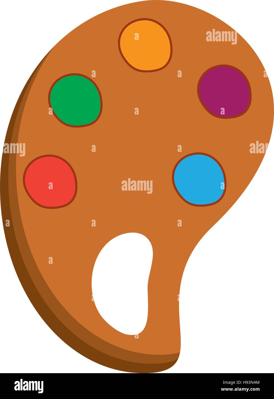 paint palette art Stock Vector Image & Art - Alamy