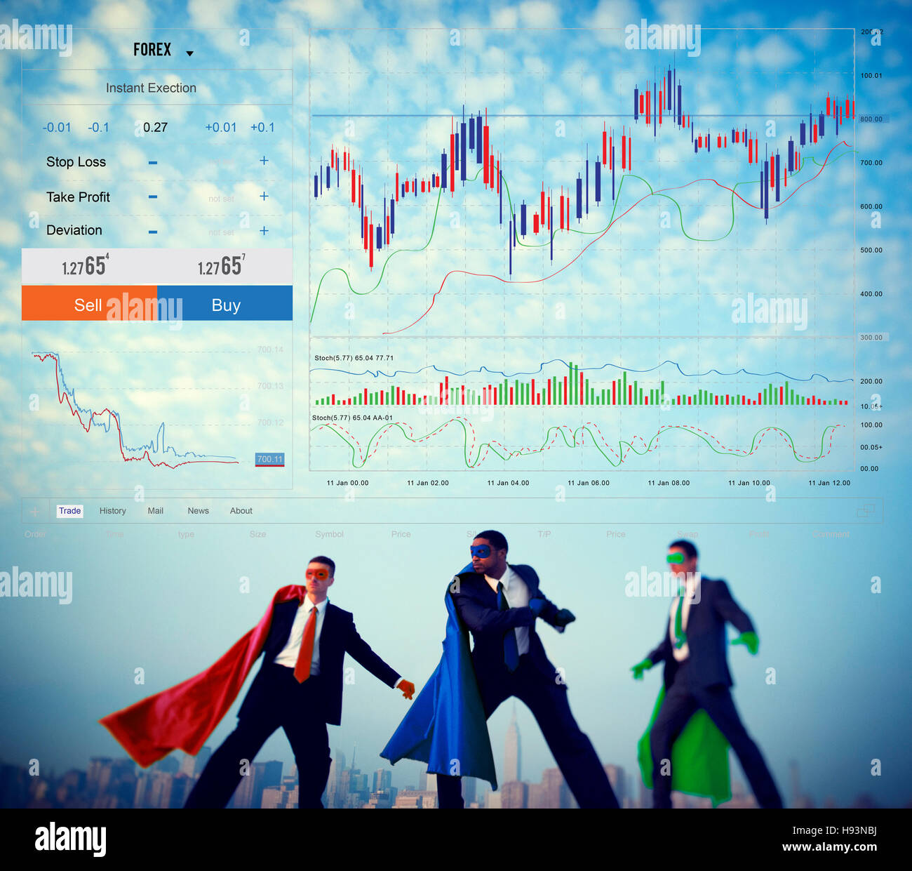 Forex Trade Graph Chart Concept Stock Photo - Alamy