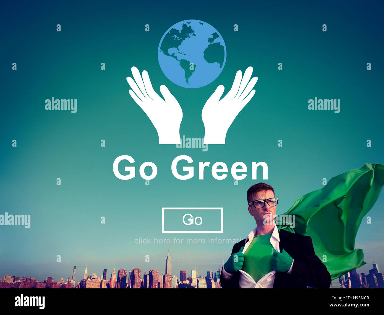 Go Green Environmental Conservation Sustainability Nature Concept Stock ...