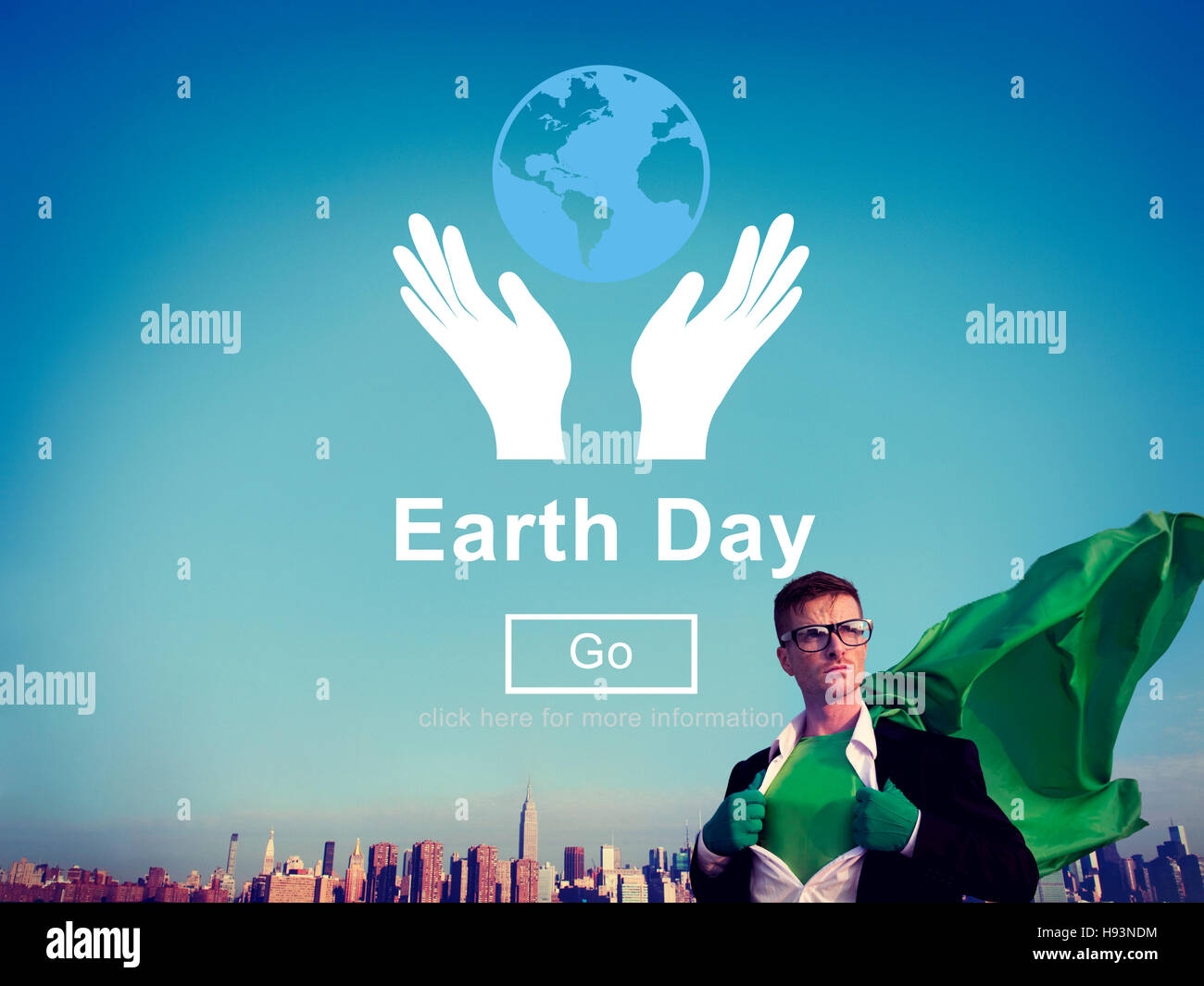 Earth Day Environmental Conservation Website Online Concept Stock Photo ...
