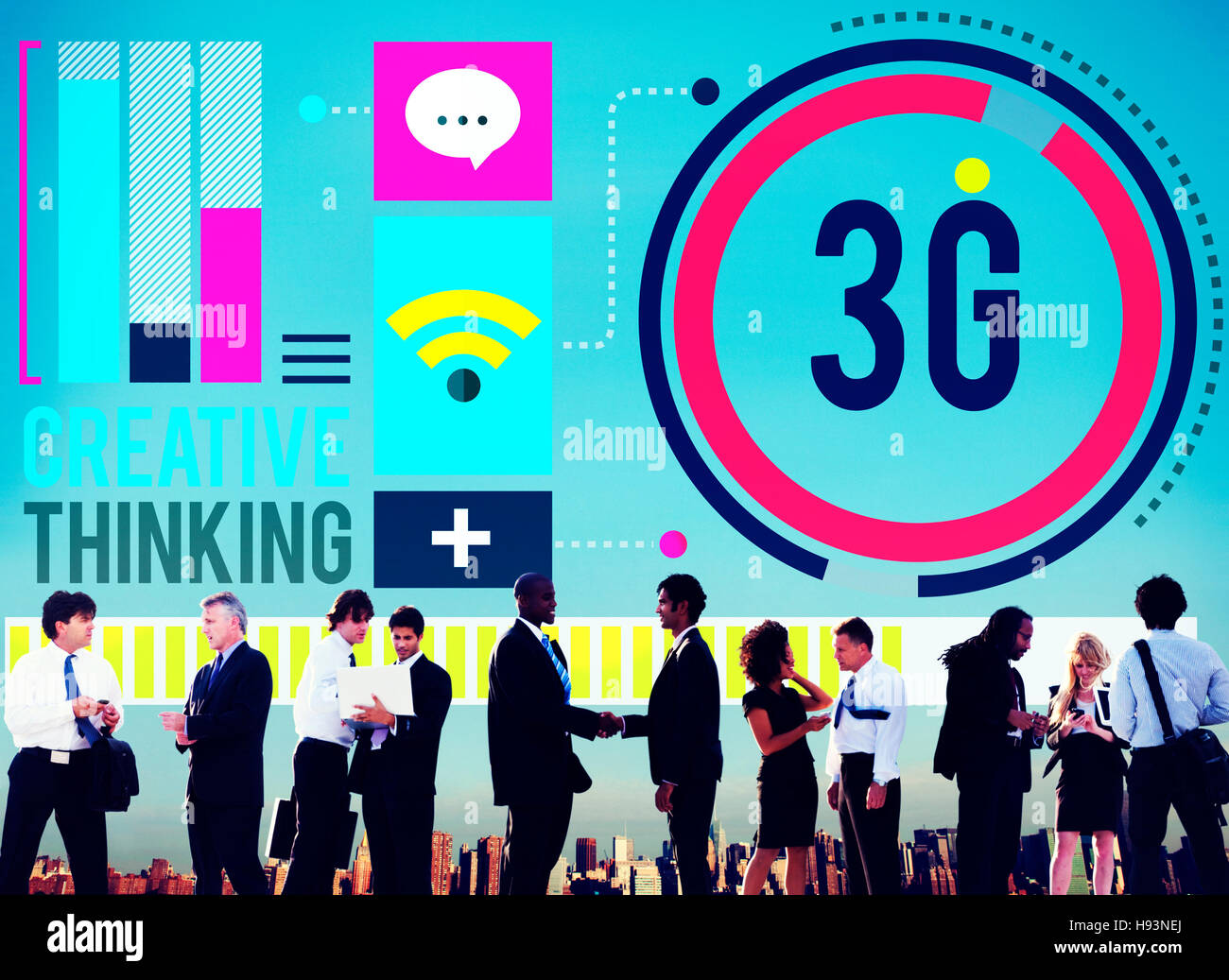 3G Networking Technology Innovation Connection Concept Stock Photo - Alamy