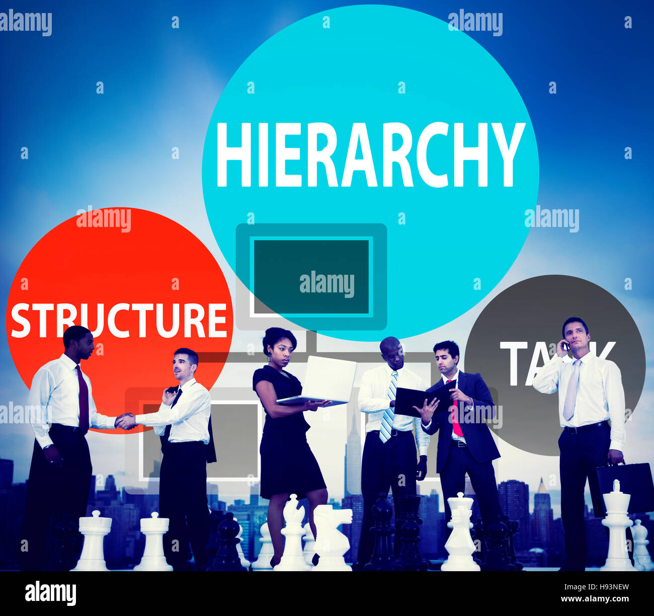 Hierarchy Structure Task Multilevel Employment Concept Stock Photo - Alamy