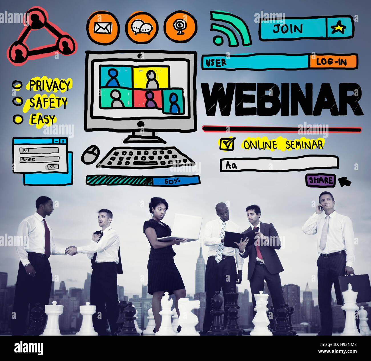 Online seminar hi-res stock photography and images - Alamy