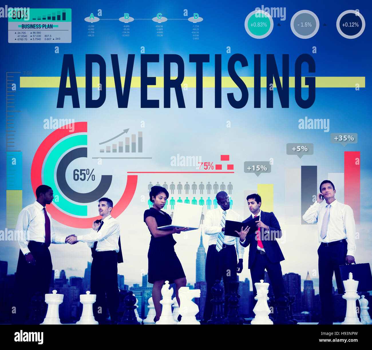 Advertising Advertisement Branding Commercial Concept Stock Photo - Alamy