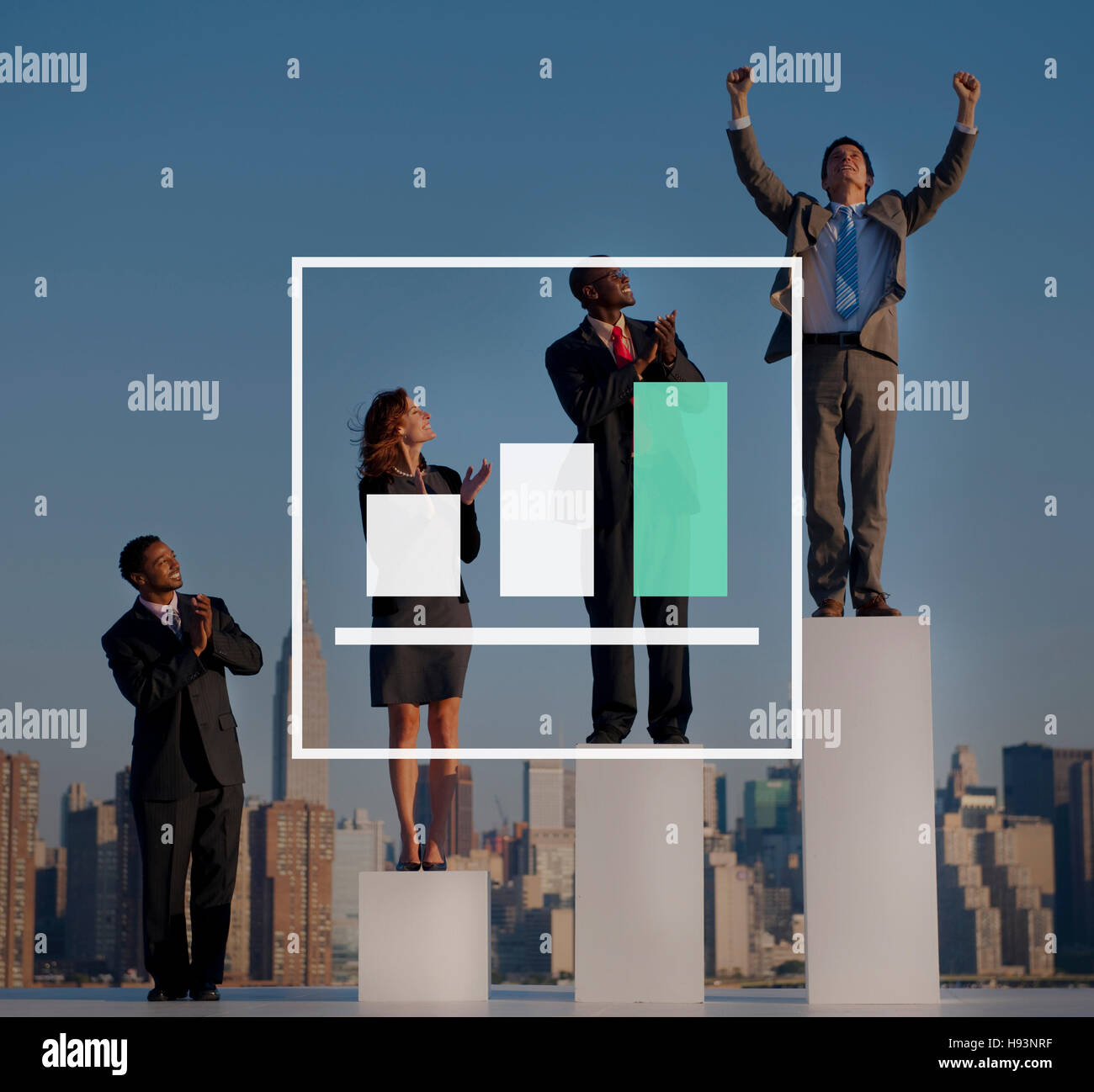 Bar Graph Marketing Analyzing Growth Increase Concept Stock Photo - Alamy