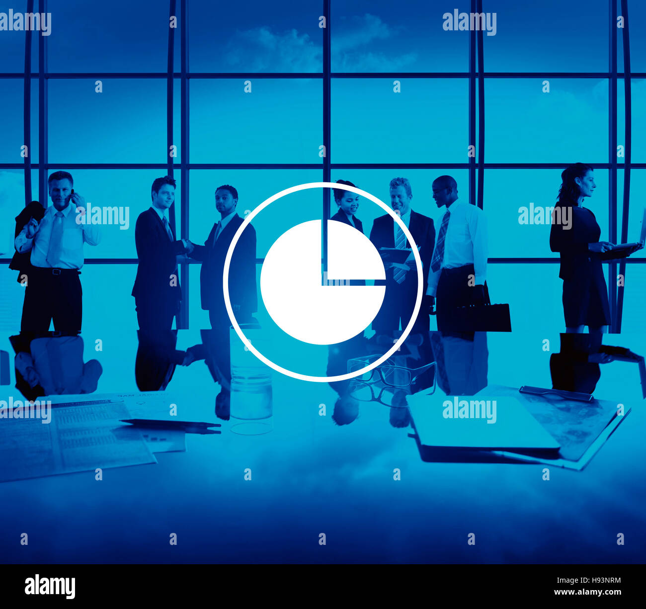 Market Share Business Graph Chart Competition Concept Stock Photo - Alamy