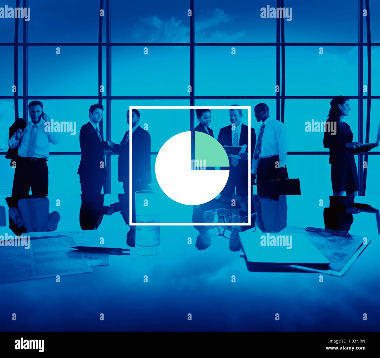 Market Share Business Graph Chart Competition Concept Stock Photo - Alamy