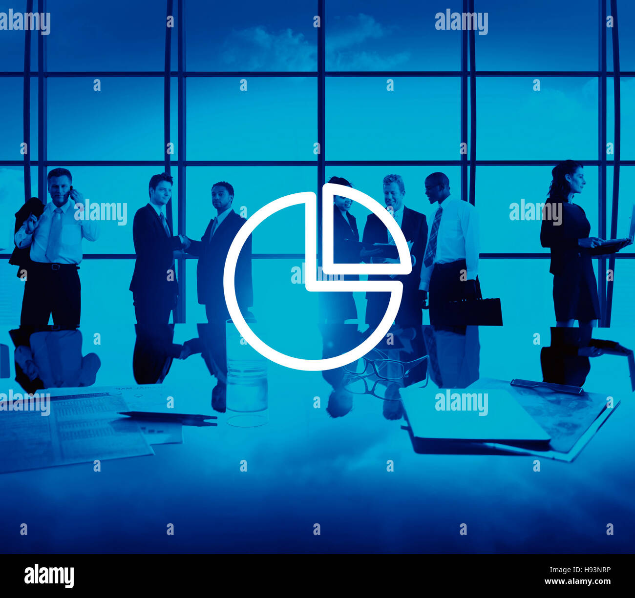 Market Share Business Graph Chart Competition Concept Stock Photo - Alamy