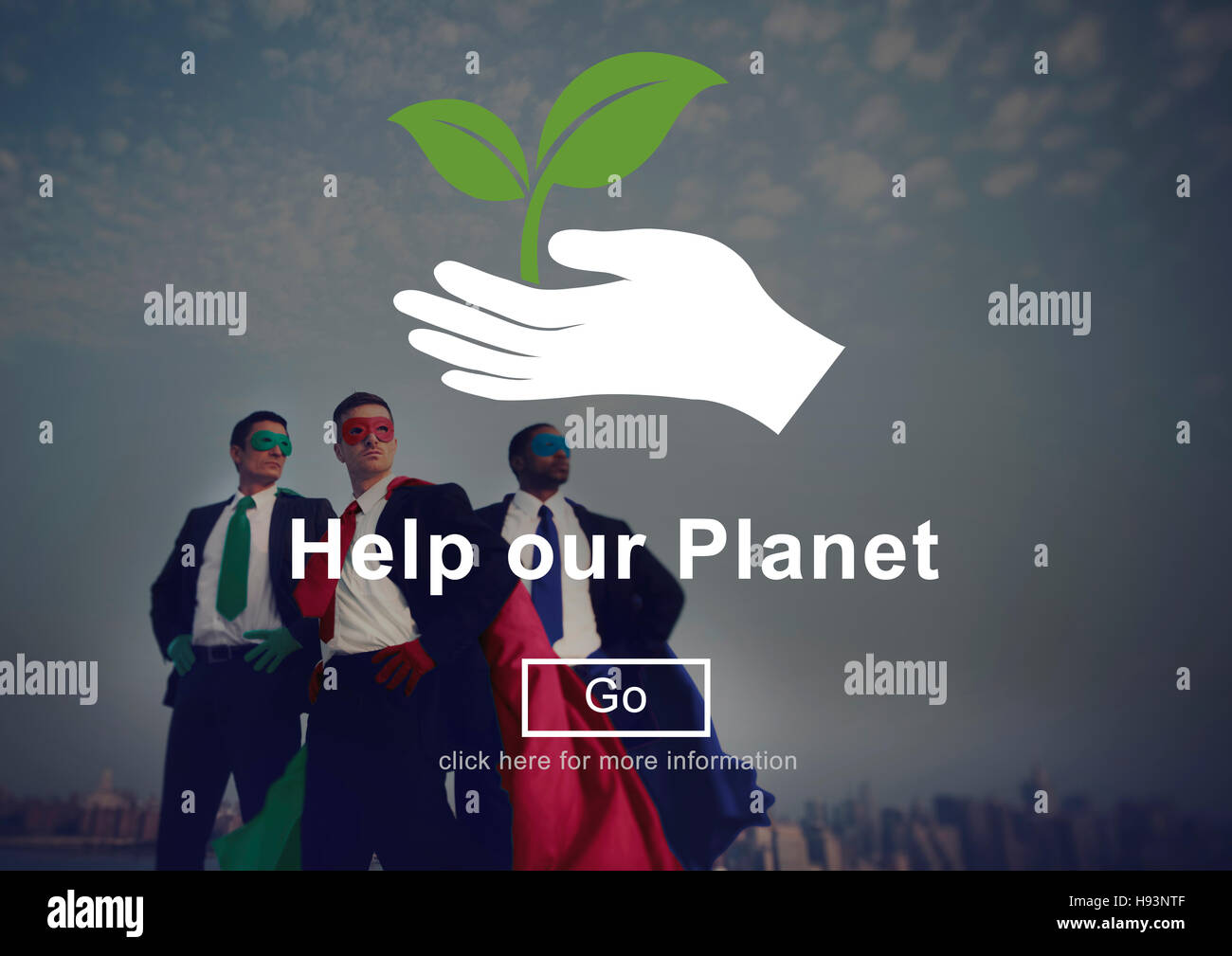 Help Our Planet Nature Preservation Environment Concept Stock Photo - Alamy