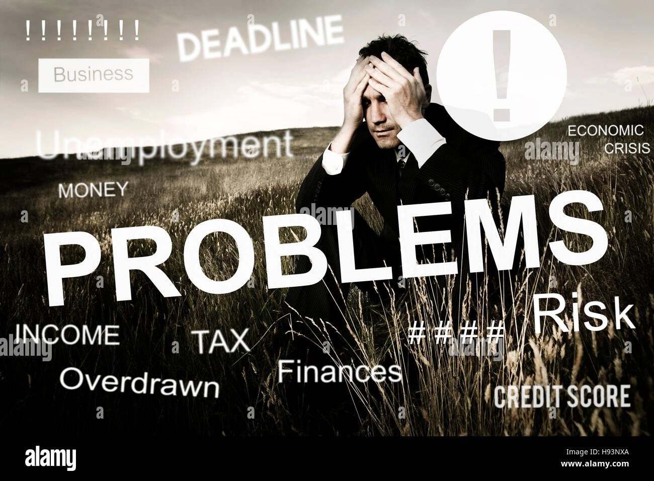 Trouble concern hi-res stock photography and images - Alamy