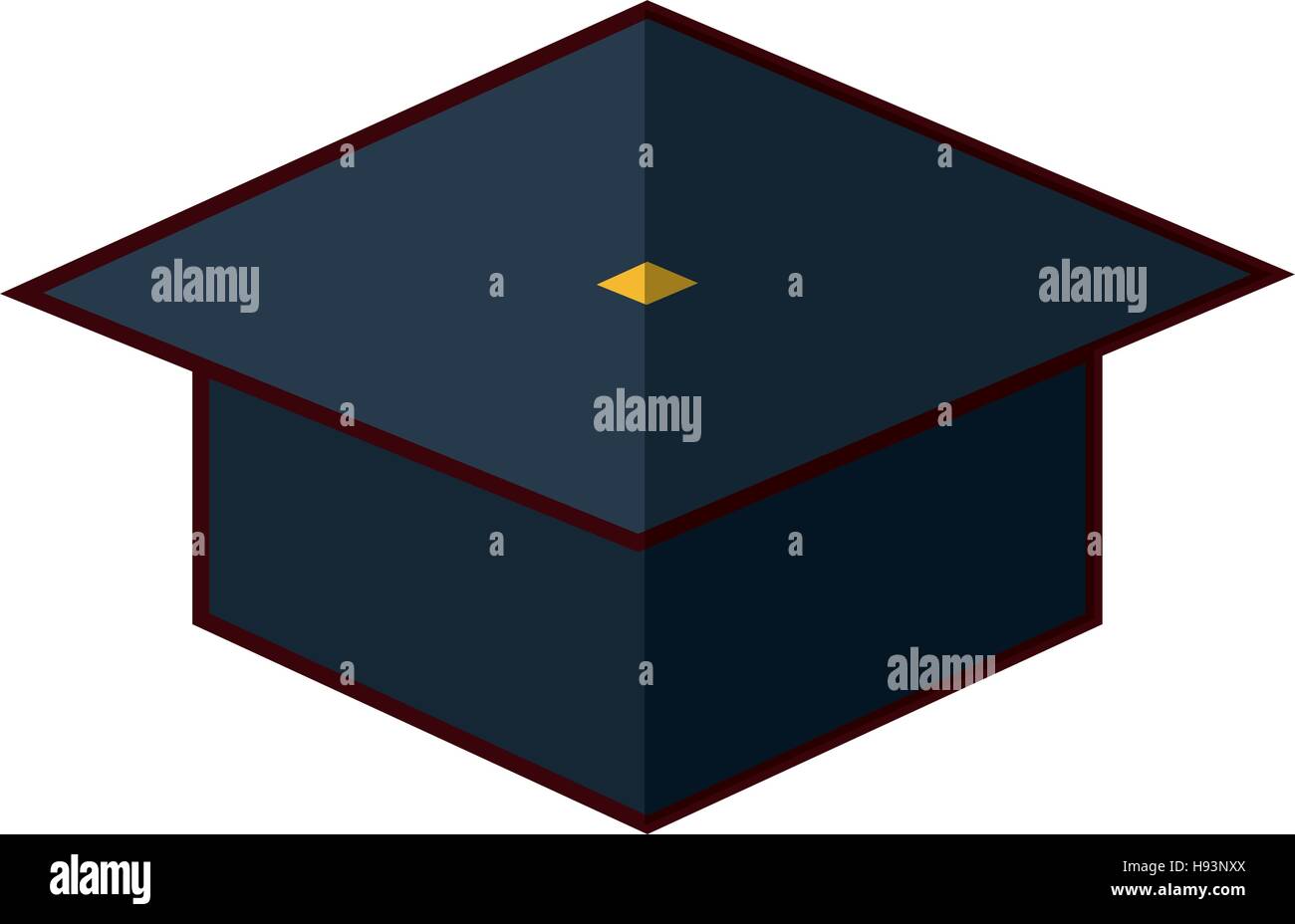 graduation student hat Stock Vector Image & Art - Alamy