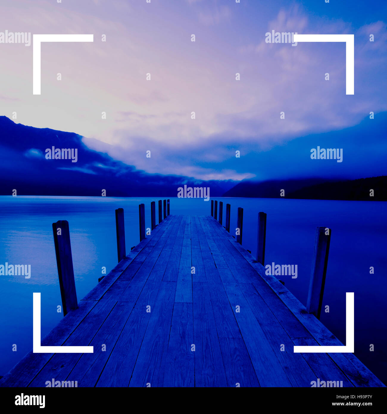 Camera Focus Frame Border Copy Space Concept Stock Photo - Alamy