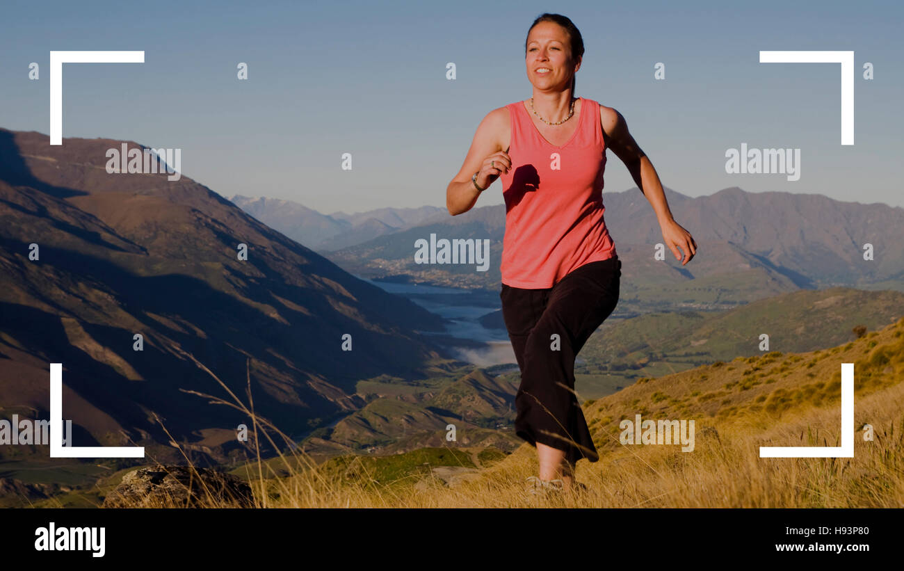 Camera Focus Frame Border Copy Space Concept Stock Photo - Alamy