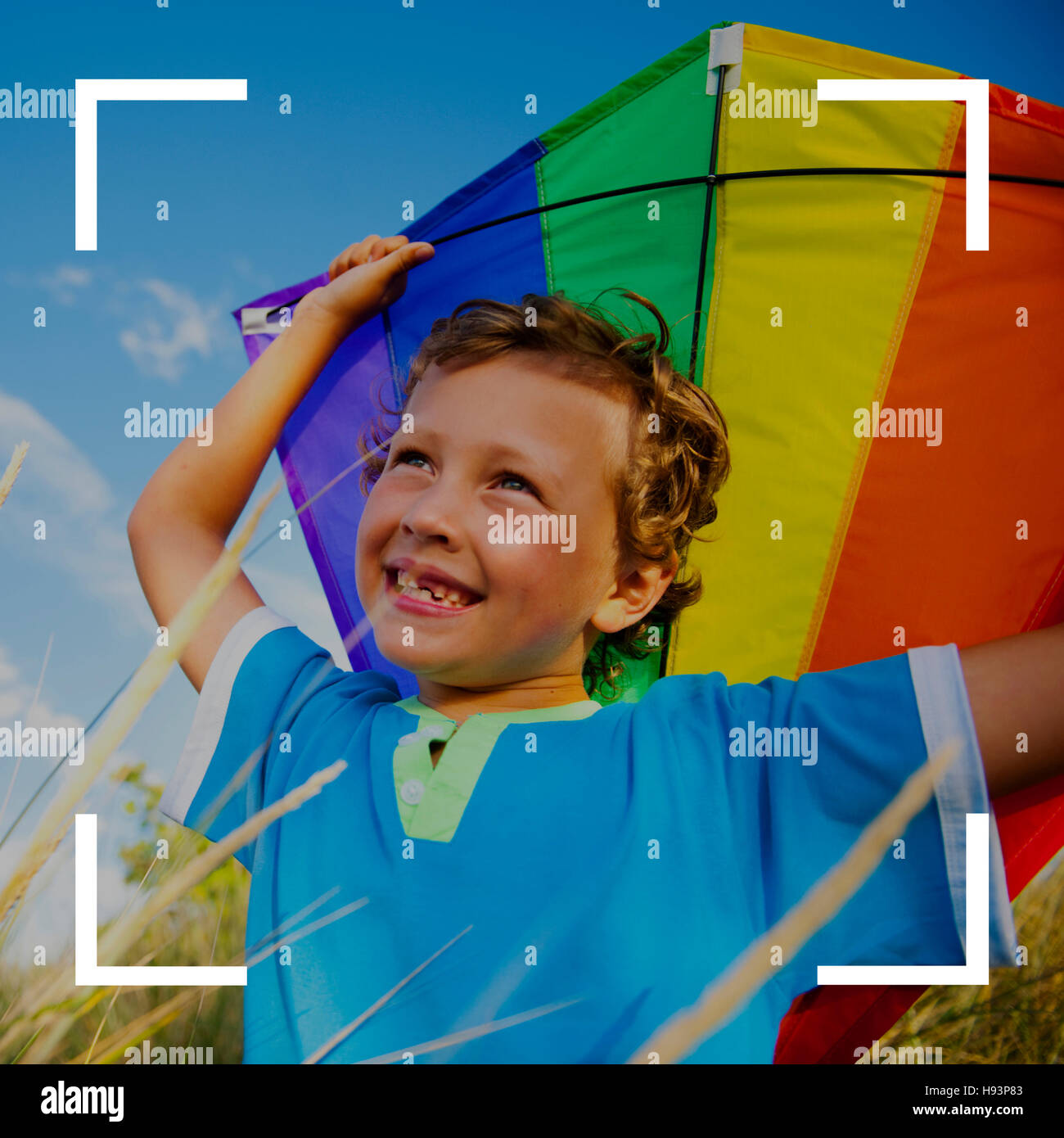 Camera Focus Frame Border Copy Space Concept Stock Photo - Alamy