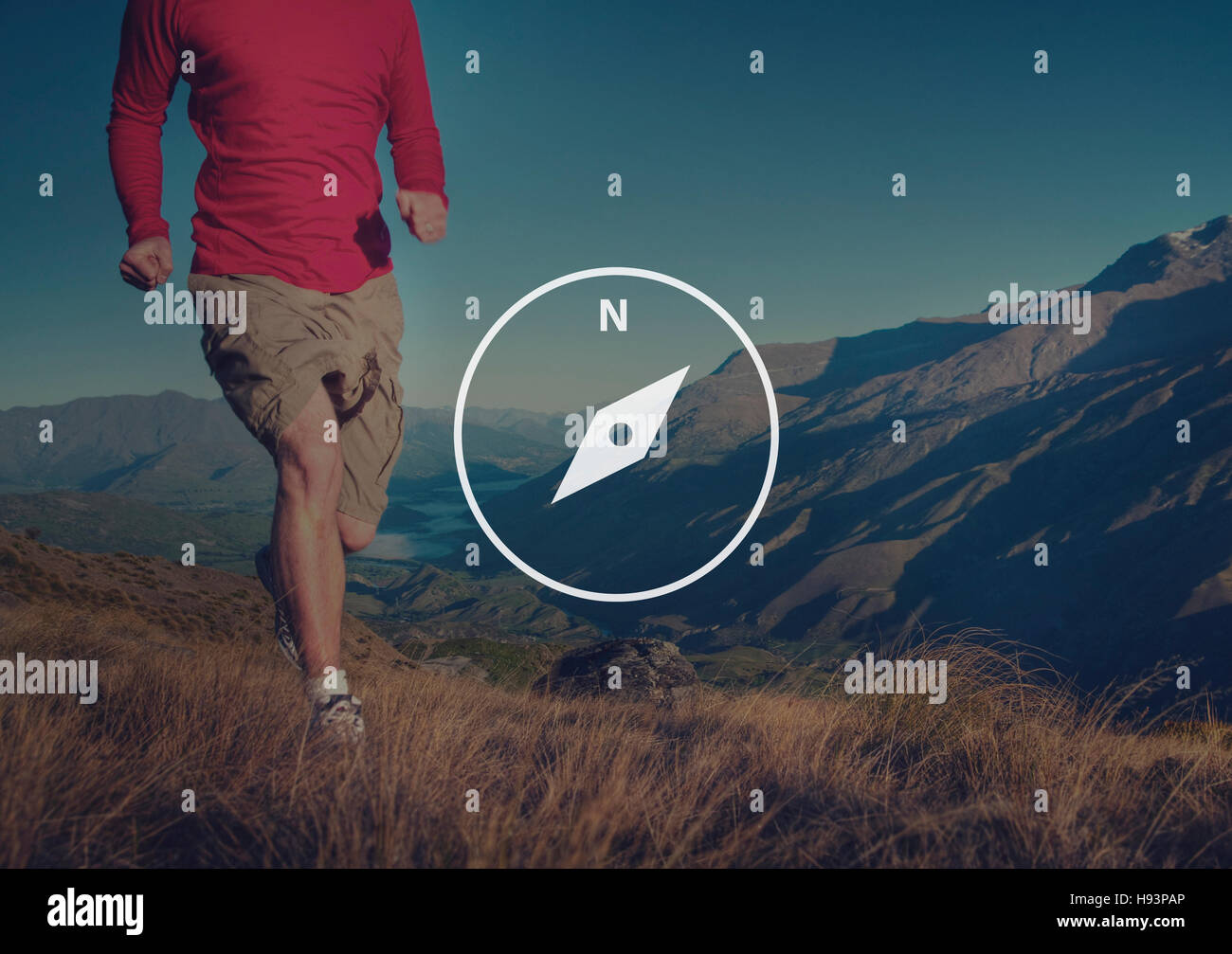 Compass Direction Navigation Adventure Instrument Concept Stock Photo ...