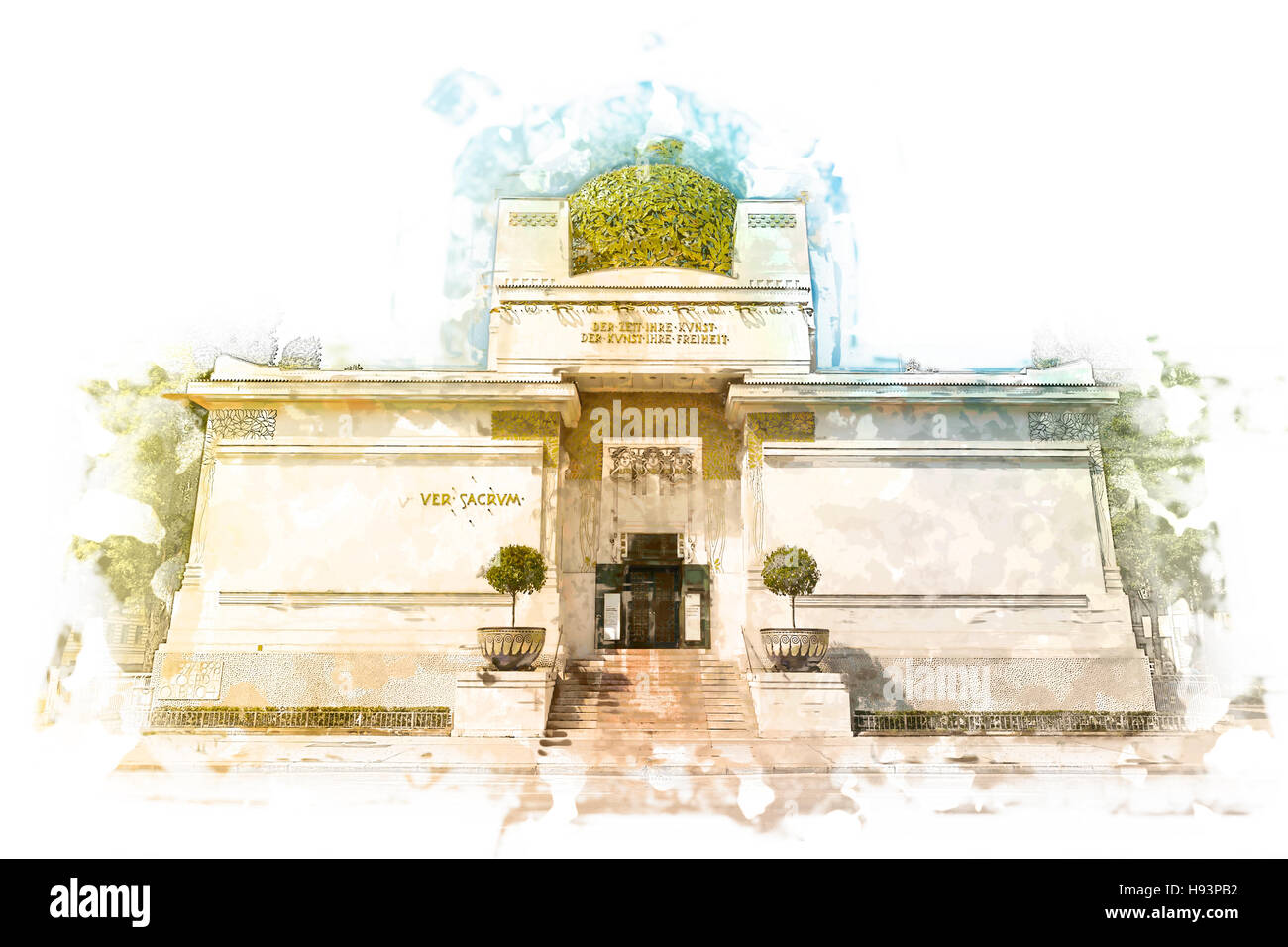 The secession building vienna Cut Out Stock Images & Pictures - Alamy