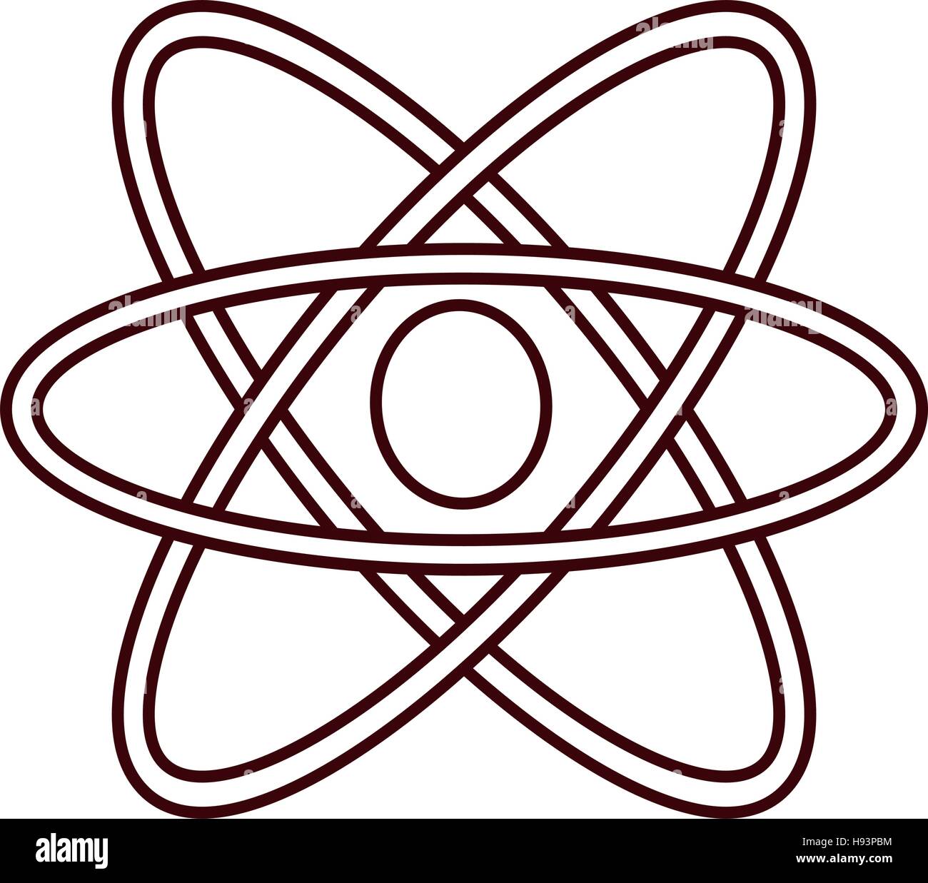 isolated atom science Stock Vector Image & Art - Alamy