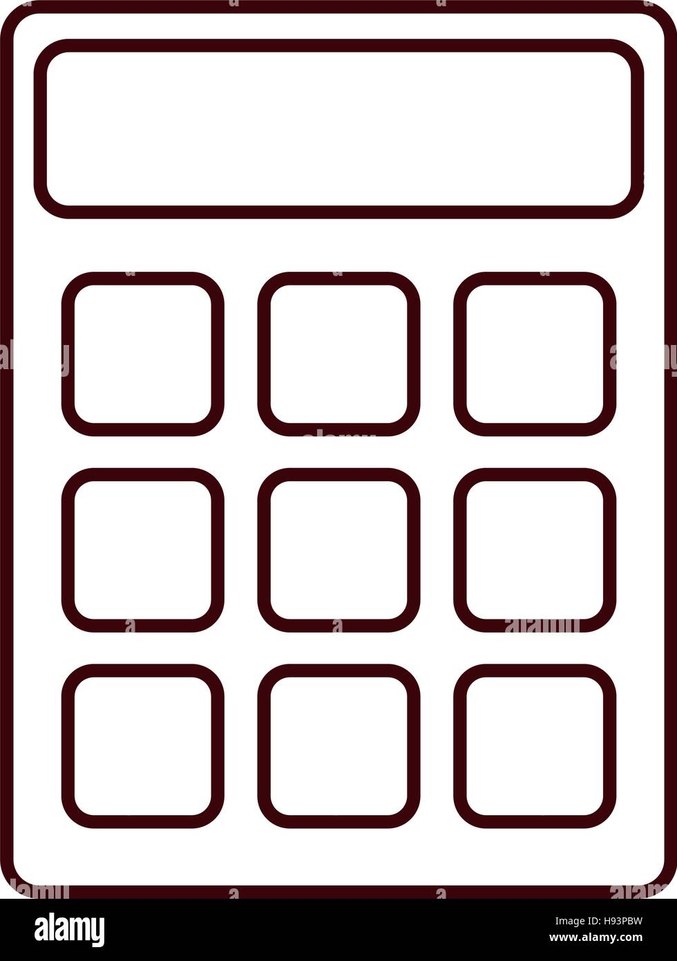 calculator math gadget Stock Vector Image & Art - Alamy