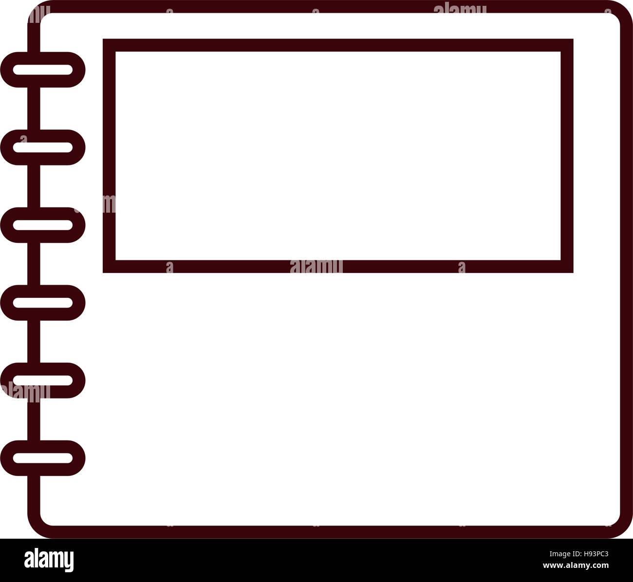 notebook notepad paper Stock Vector Image & Art - Alamy