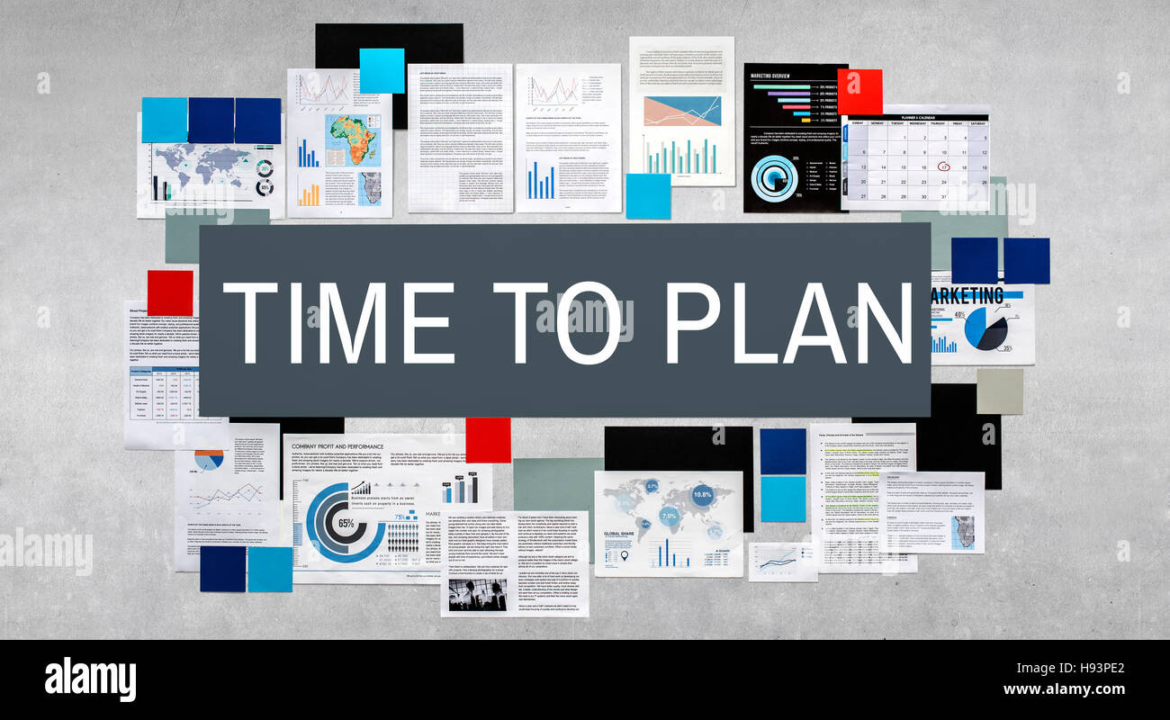 Time To Plan Management Organization Concept Stock Photo - Alamy
