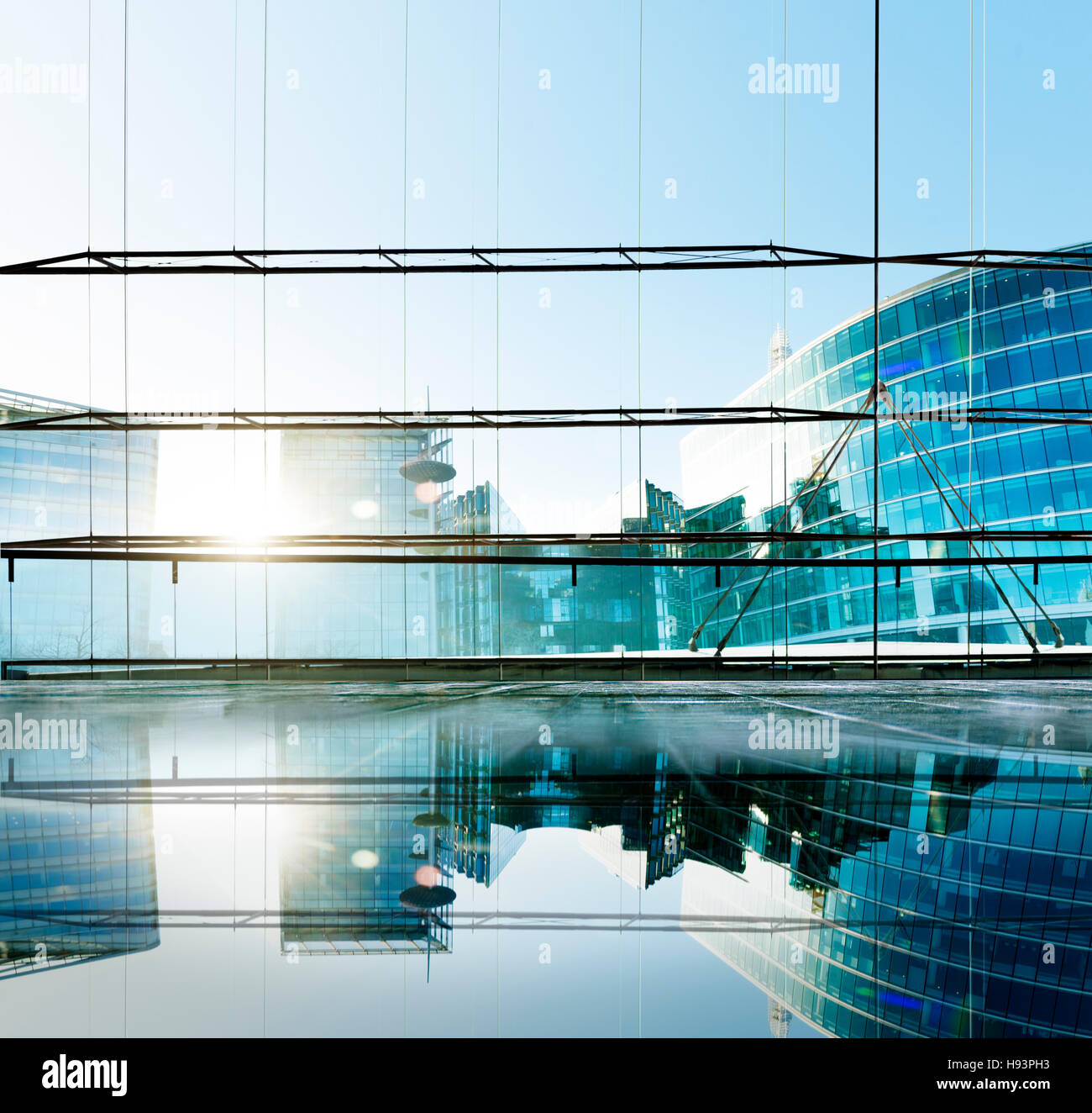 Building Architecture Office Window Contemporary Concept Stock Photo ...