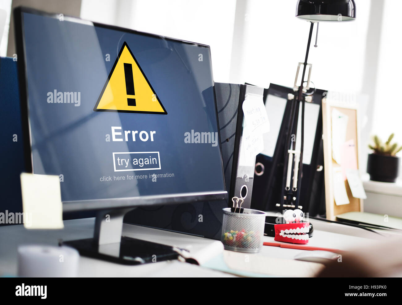 Error Mistake Online Reminder Beware Alert Concept Stock Photo - Alamy