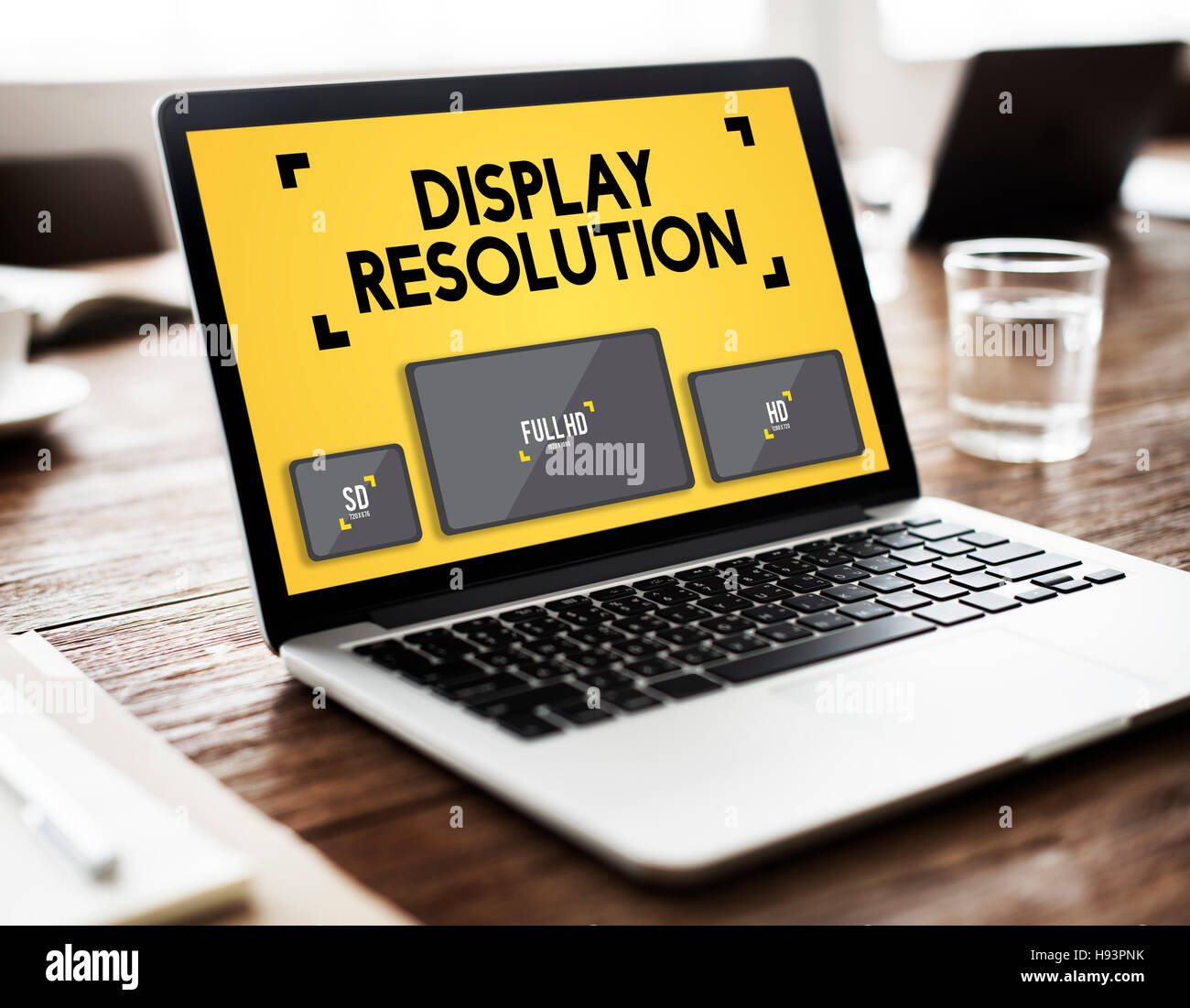 Display Resolution Screen Modern Technology Concept Stock Photo - Alamy