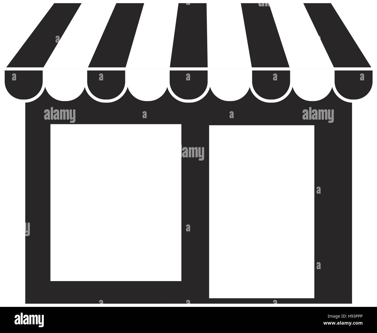 Local shop building Stock Vector Image & Art - Alamy