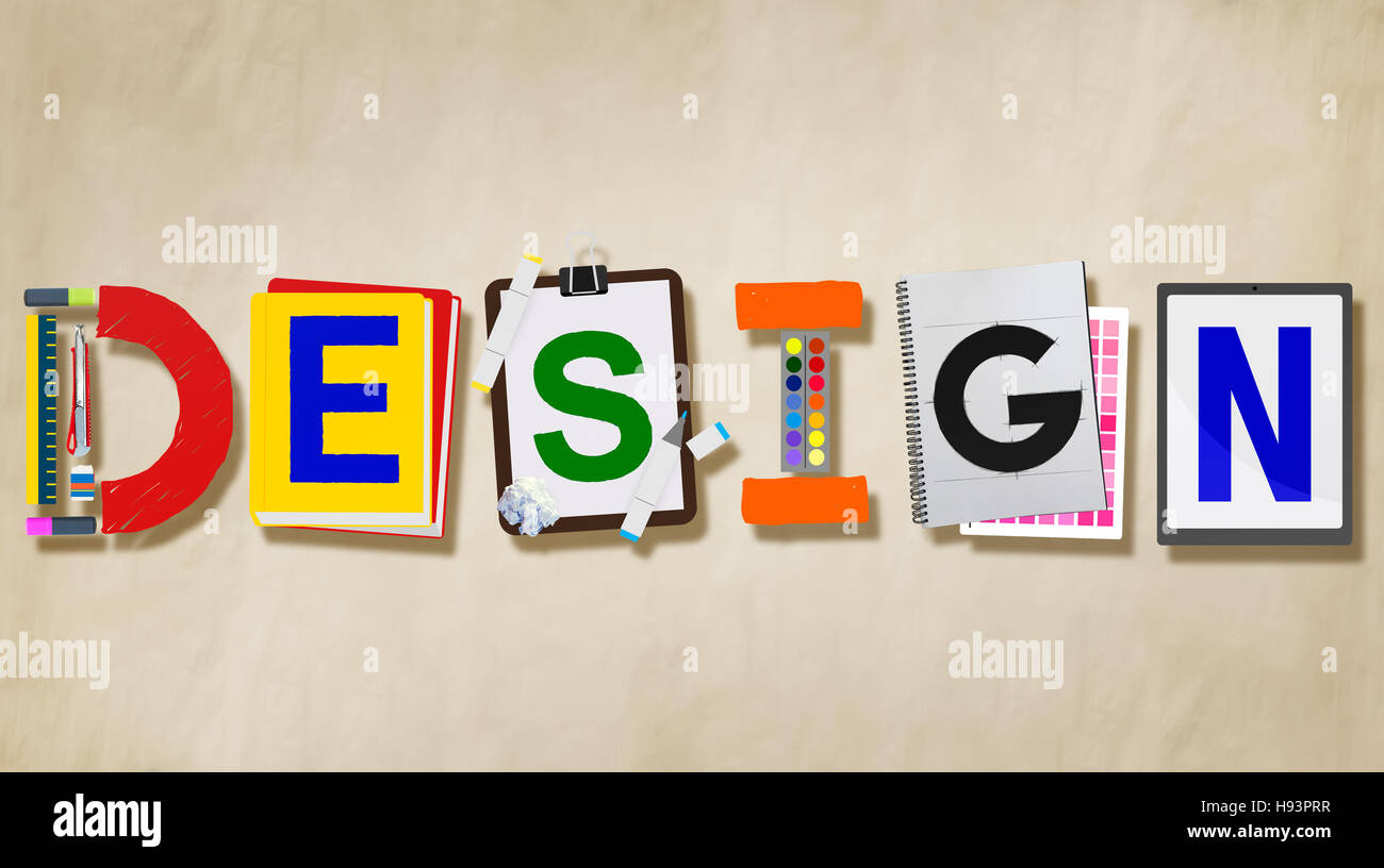 Design Creative Ideas Planning Creativity Concept Stock Photo - Alamy
